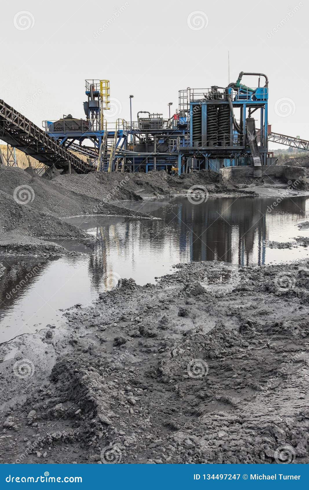 Coal Mining and Processing in South Africa Stock Image - Image of ...
