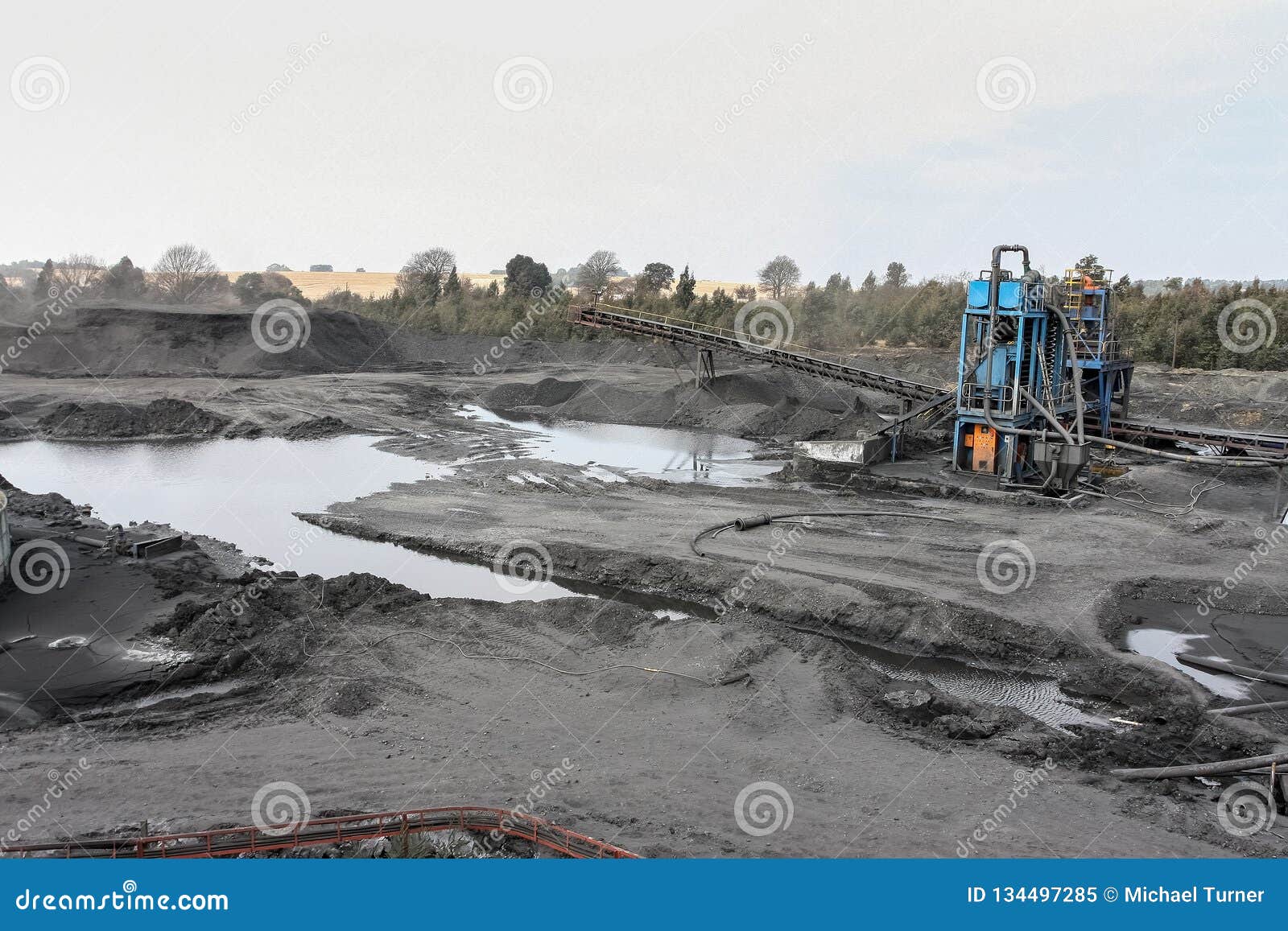 Coal Mining and Processing in South Africa Stock Image - Image of ...