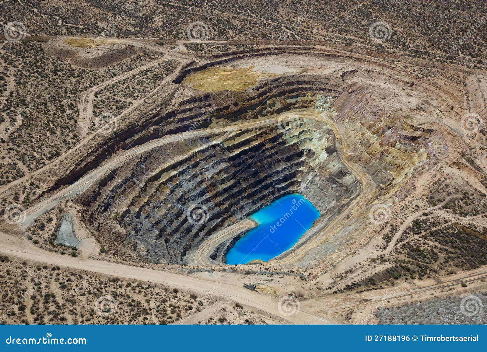 Open Pit Copper Mine stock photo. Image of acidic, minerals - 27188196