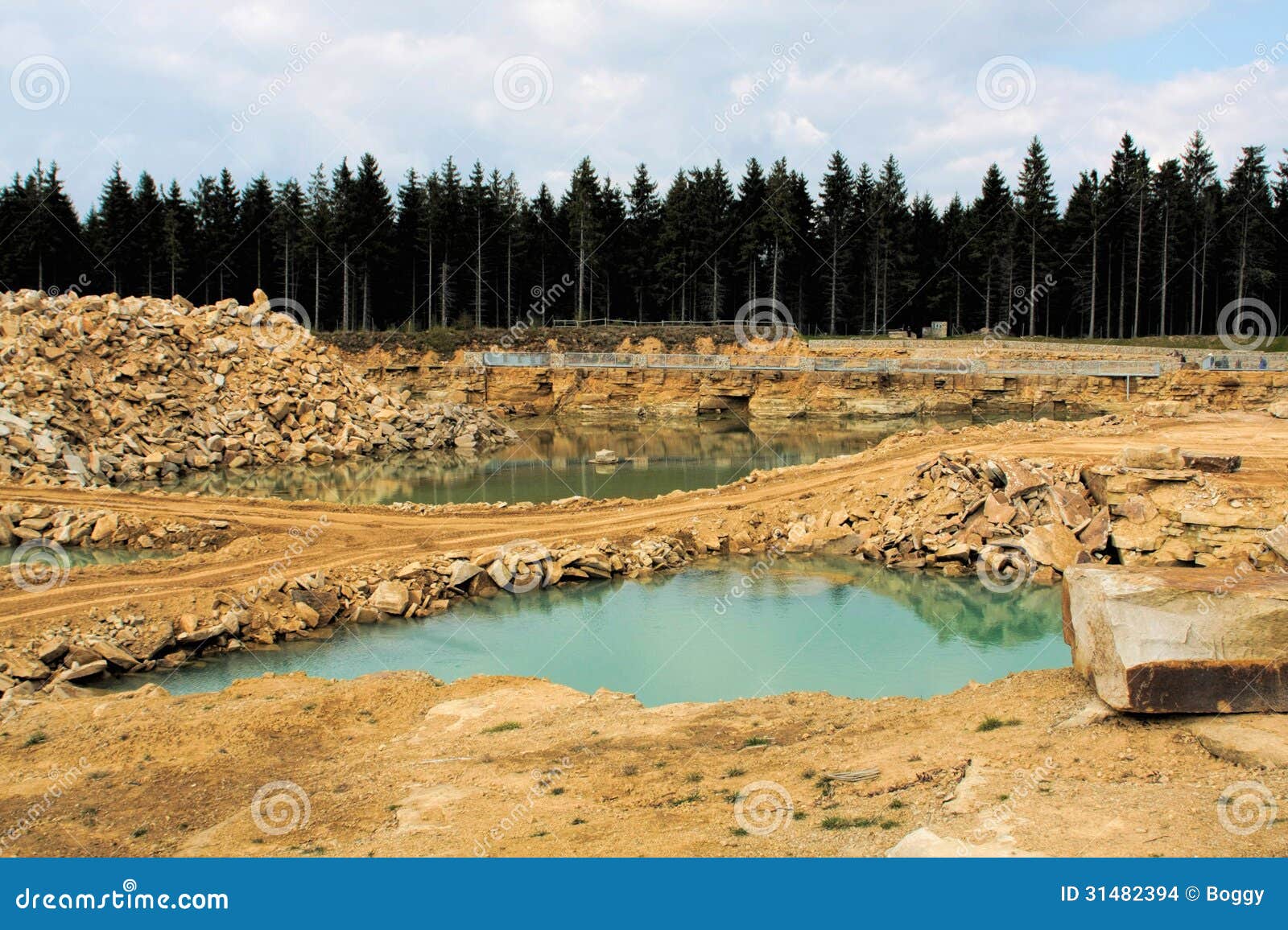 Open pit stock photo. Image of natural, outdoors, rock - 31482394