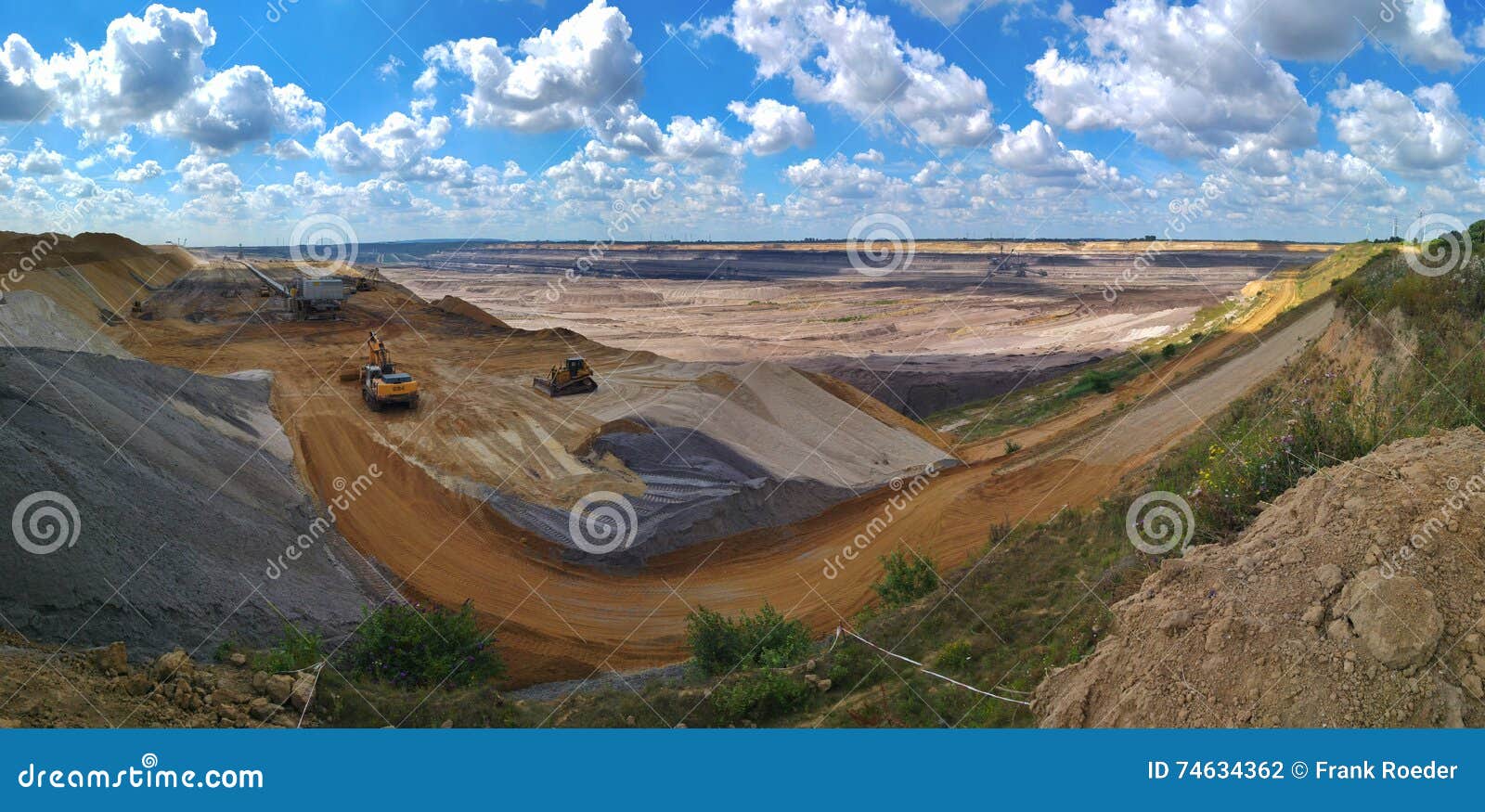 Open pit edge stock photo. Image of generation, conveyor - 74634362
