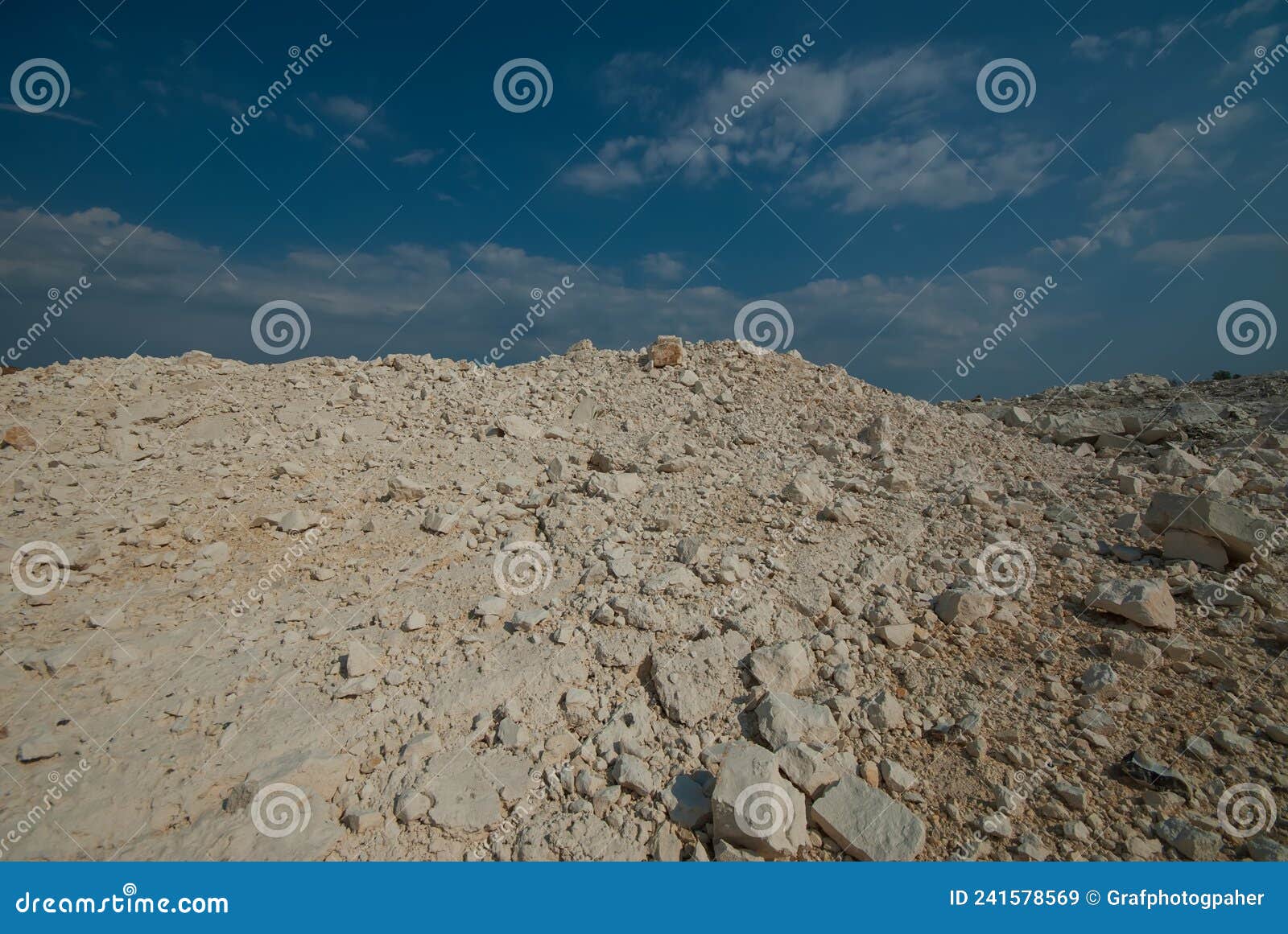 Open Pit for the Extraction of Marl for the Production of Cement Stock ...
