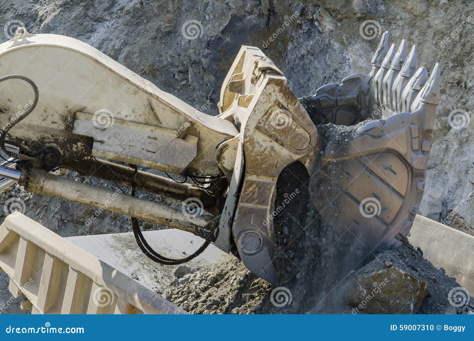 Open pit machinery stock photo. Image of loading, truck - 59007310