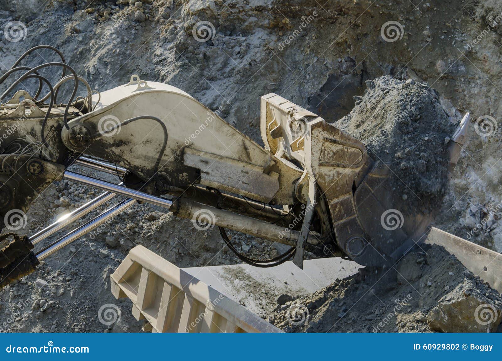Open pit machinery stock photo. Image of coal, digging - 60929802