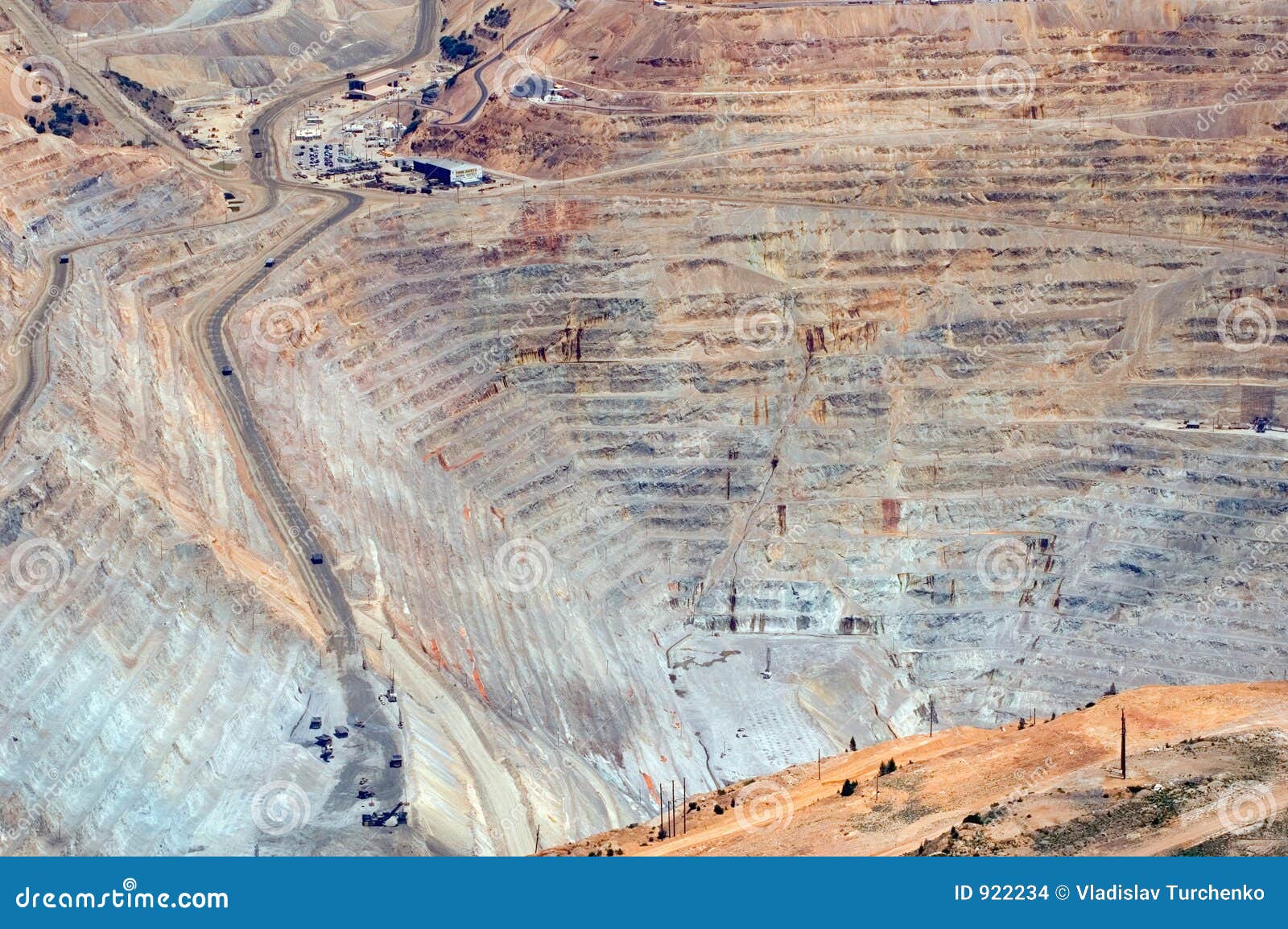 Open pit mine stock photo. Image of copper, excavation - 922234