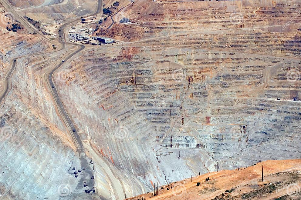 Open pit mine stock photo. Image of copper, excavation - 922234