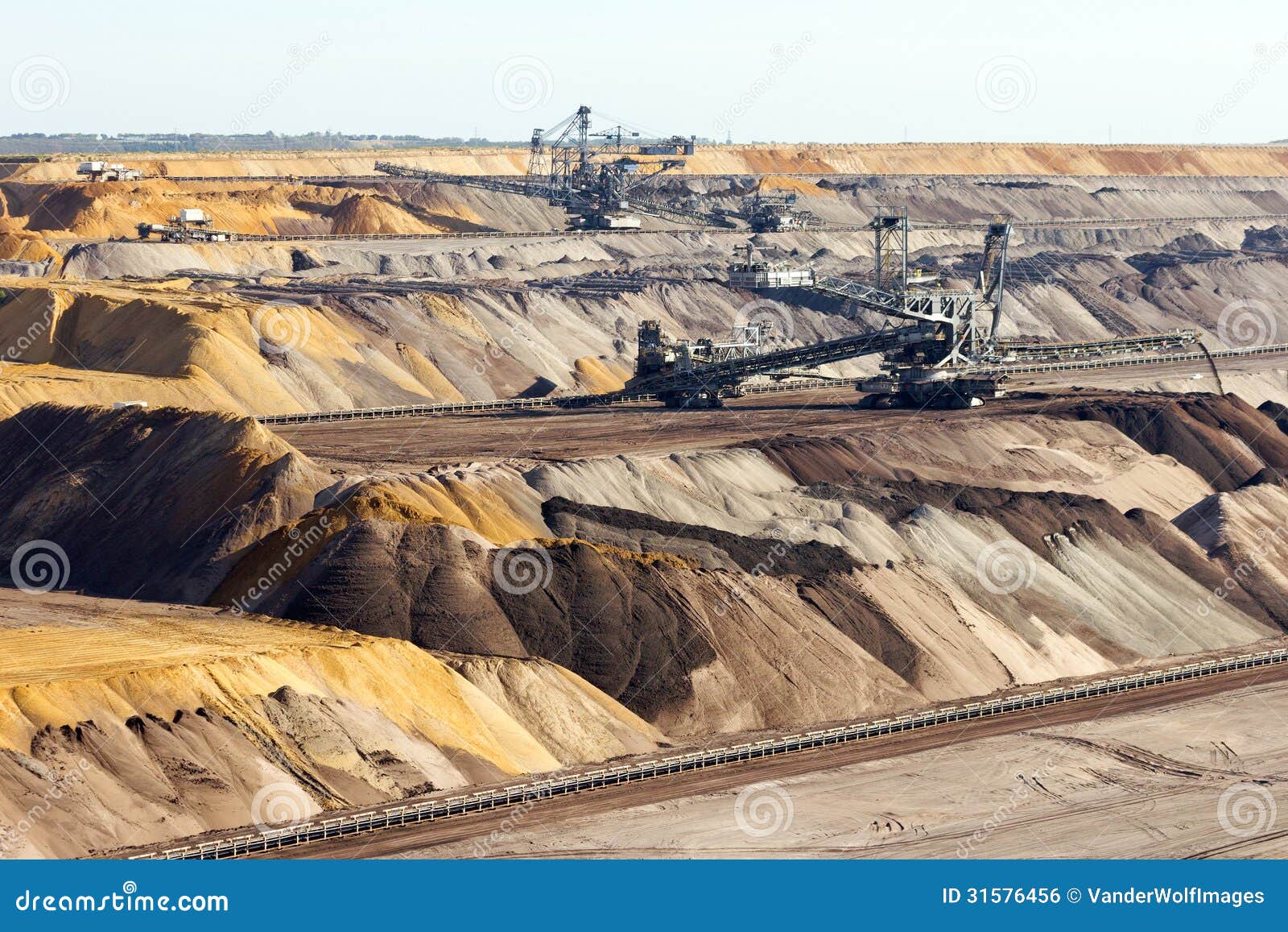 Open pit mine stock photo. Image of power, distribution - 31576456