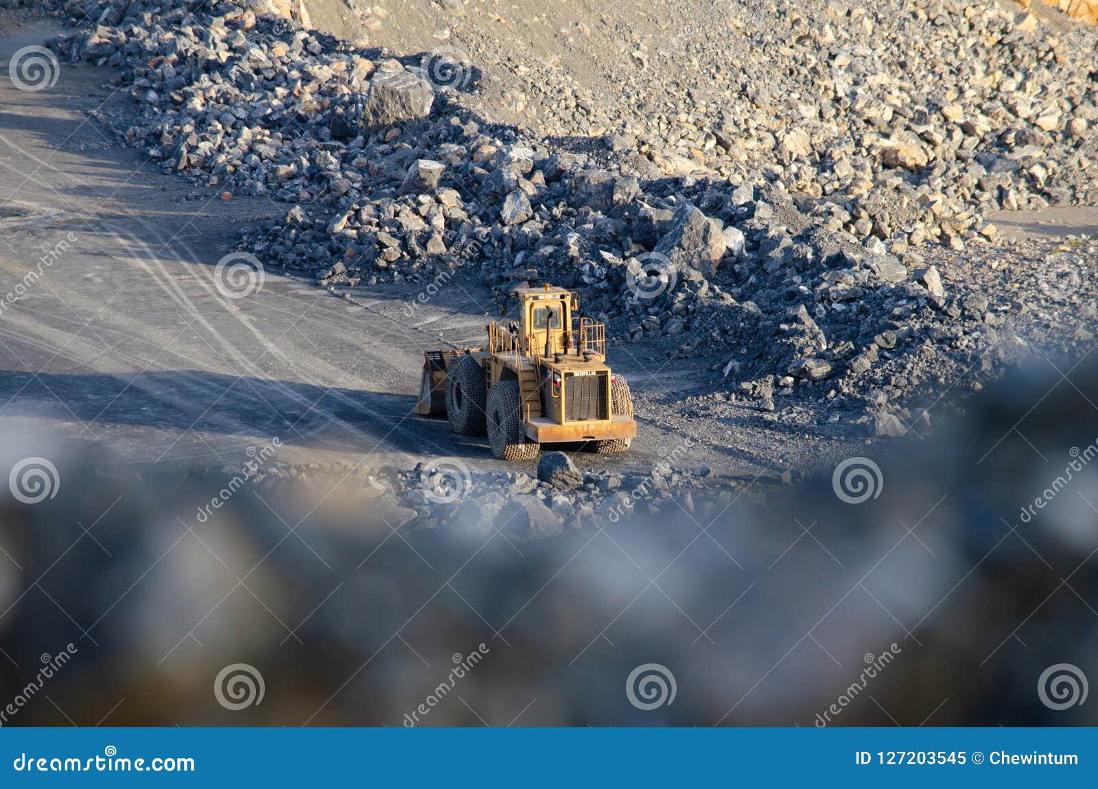 Open Pit Mine, Digging for Limestone Editorial Image - Image of ...