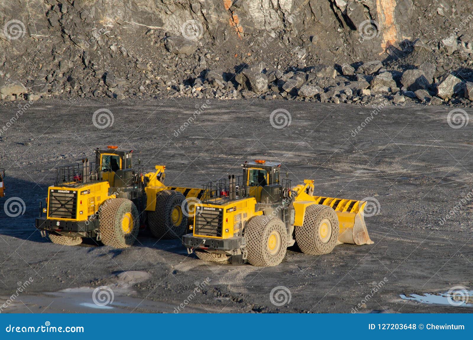 Open Pit Mine, Digging for Limestone Stock Photo - Image of minerals ...