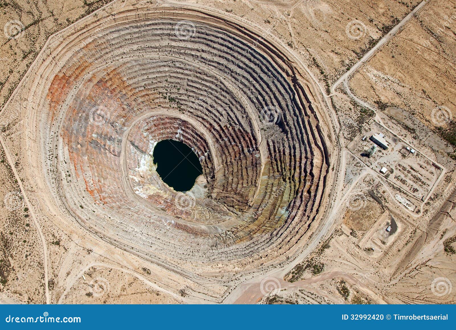 Open Pit Mine stock photo. Image of surface, abandoned - 32992420