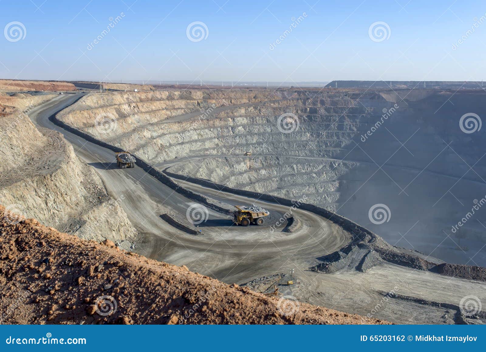 Open pit mine 01 stock photo. Image of dirt, energy, earth - 65203162