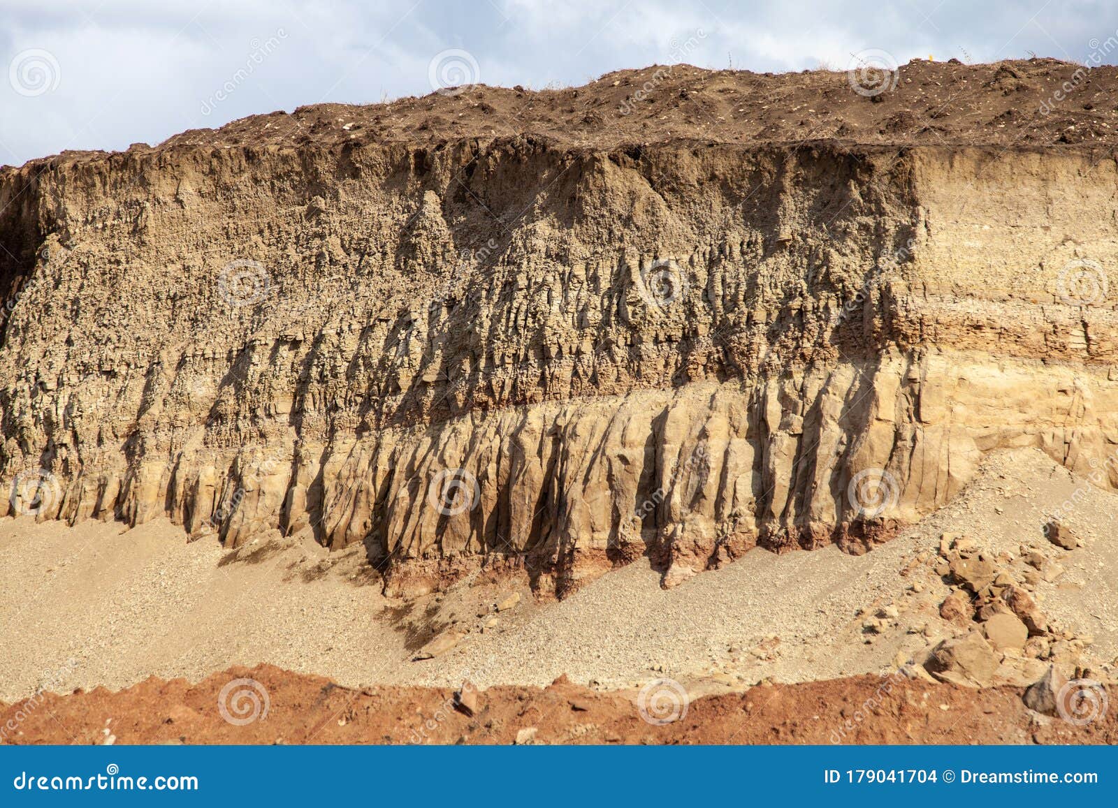 Open Pit Mine. Quarry Geological Exposure Stock Photo - Image of ...