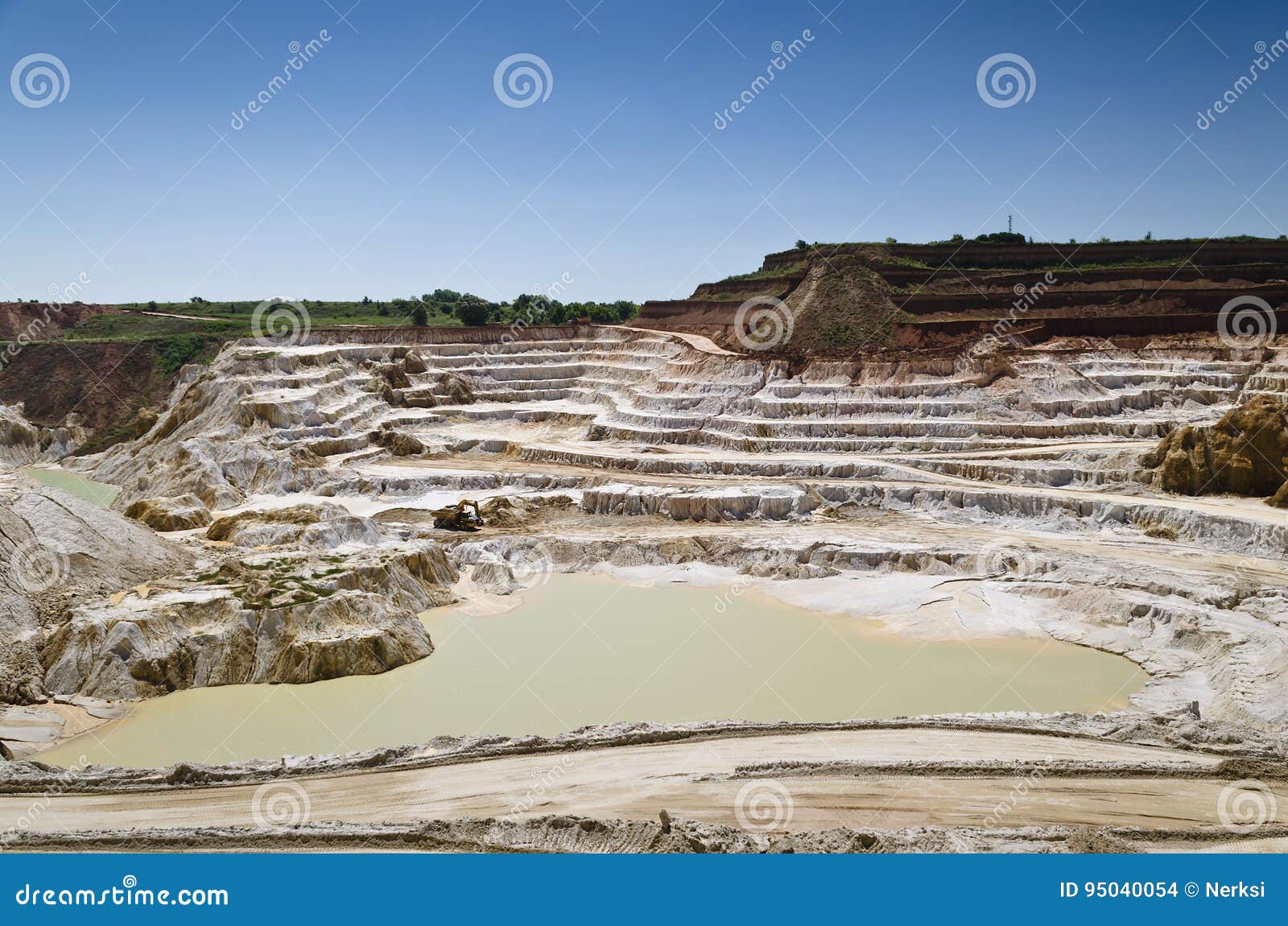 Open pit mine stock photo. Image of earth, geology, machinery - 95040054
