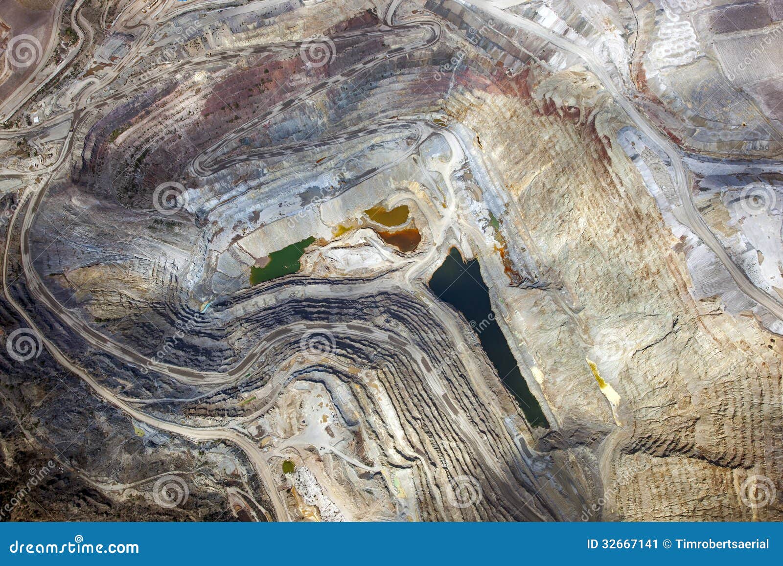 Open Pit Mining stock image. Image of colors, southwest - 32667141