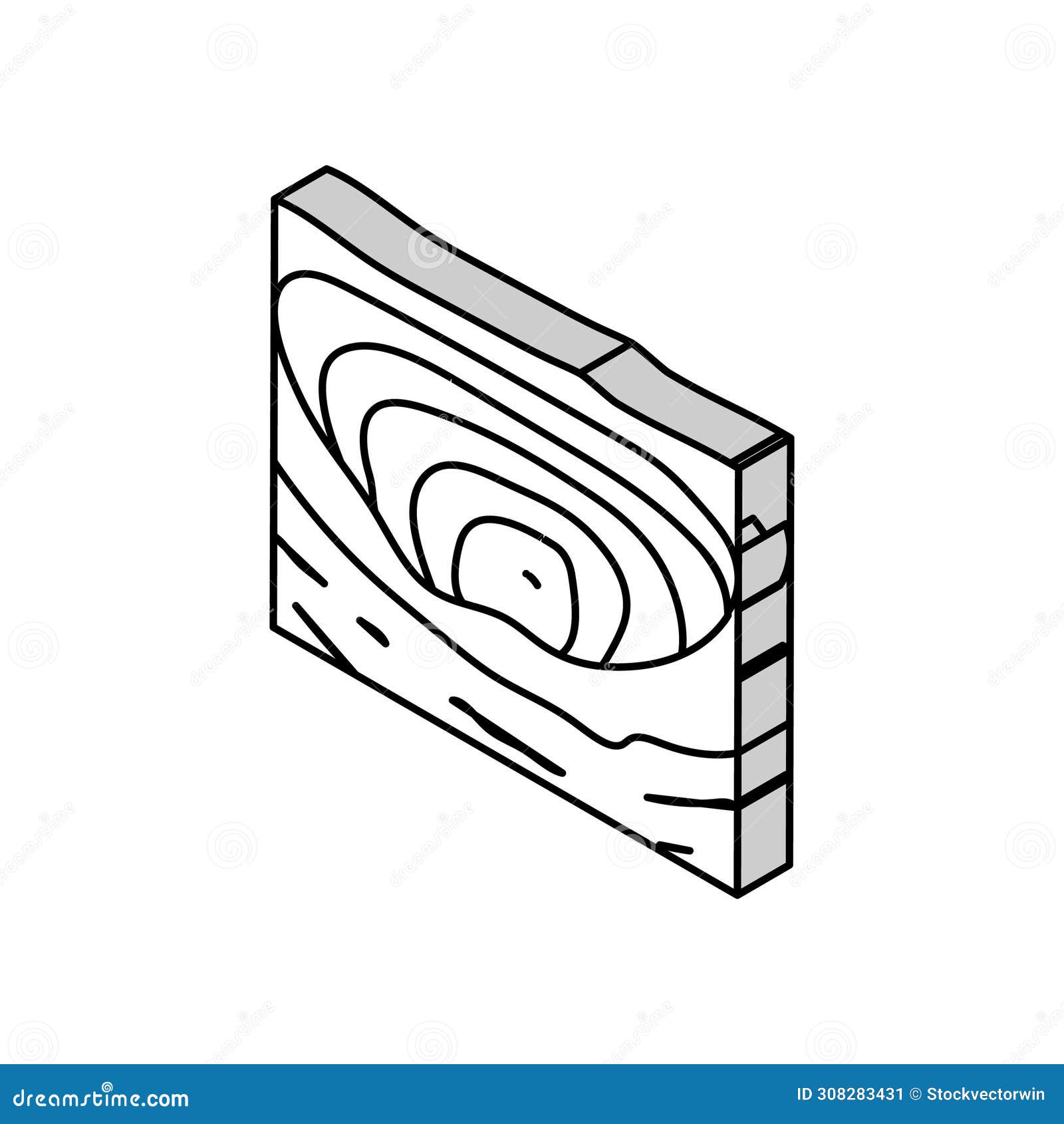 Open Pit Mining Copper Production Isometric Icon Vector Illustration ...