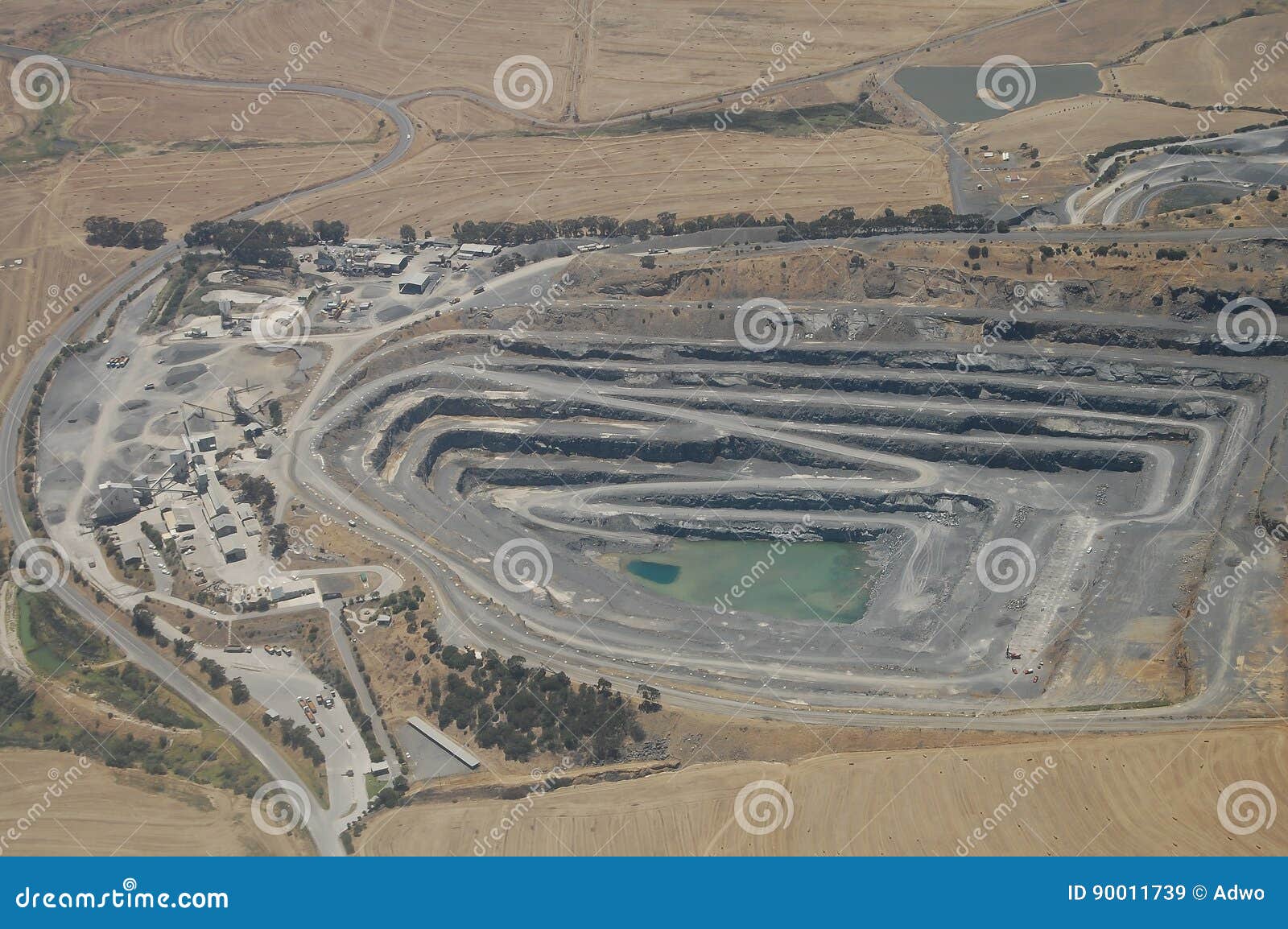 Open Pit - South Africa stock image. Image of mineral - 90011739