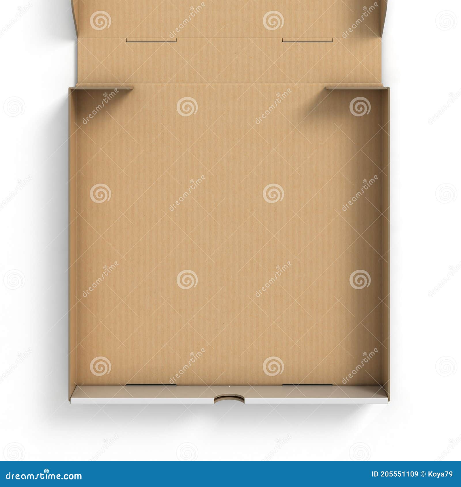 Open Pizza Box 3d Rendering Stock Illustration - Illustration of fast ...