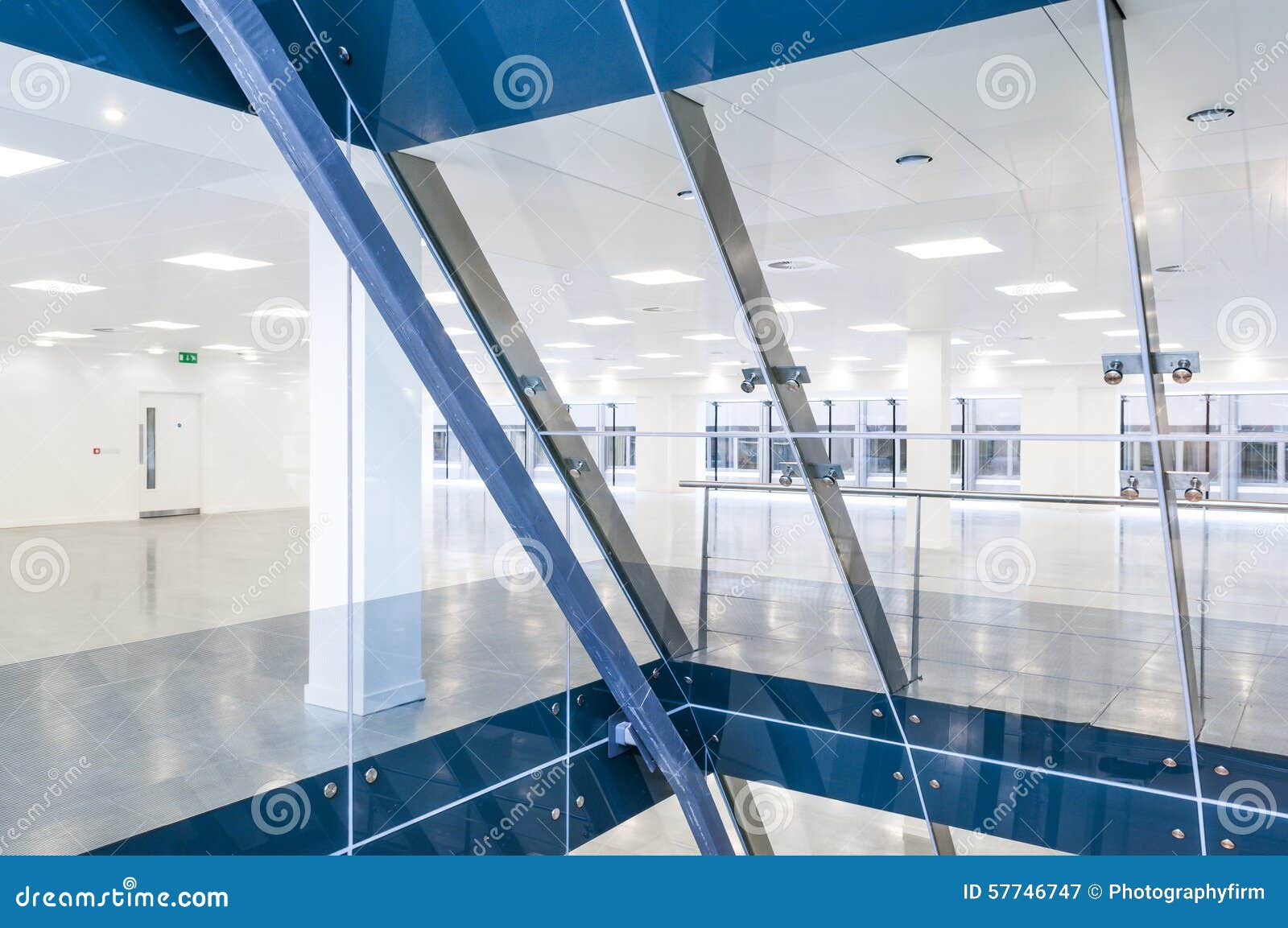 Open plan office stock image. Image of abstract, modern - 57746747