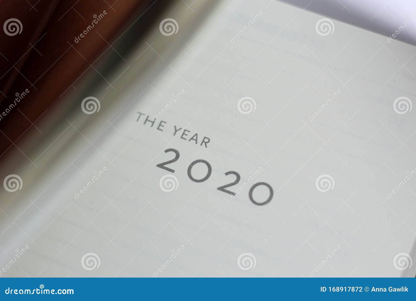 Open planner 2020 stock photo. Image of opening, organizer - 168917872