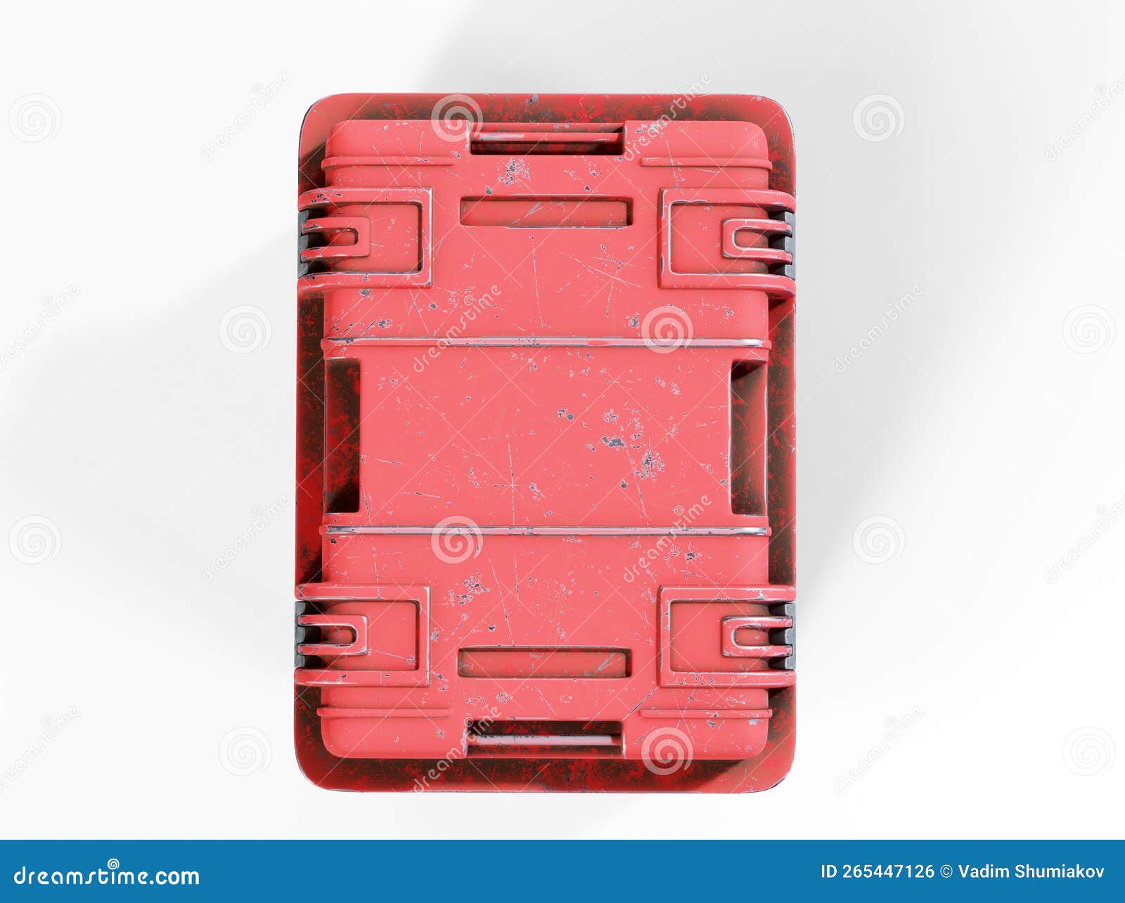 Open Plastic Containers with 3d Render Stock Illustration ...