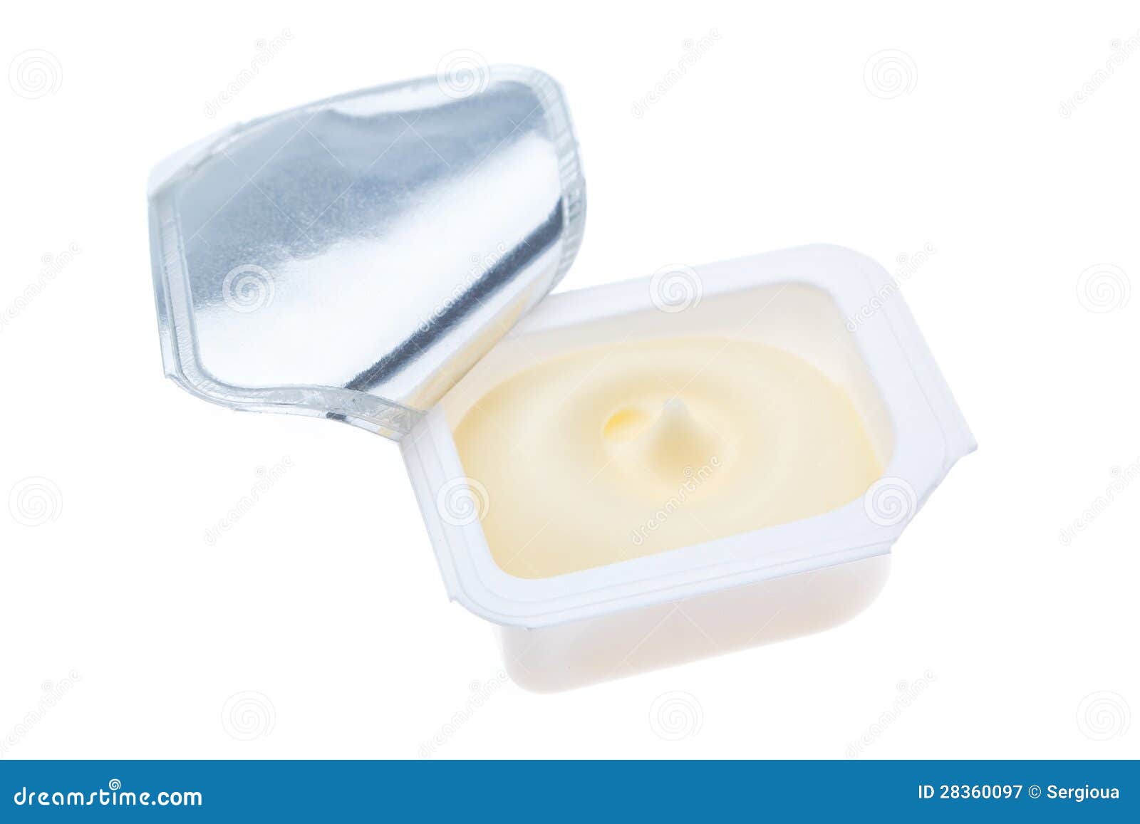 Open Plastic Packages of Butter. Stock Image - Image of pack, plastic ...