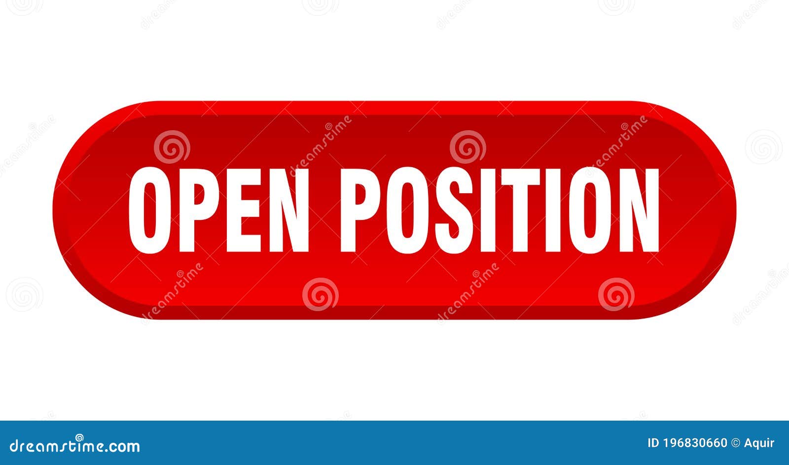 Open Position Button. Rounded Sign on White Background Stock Vector ...