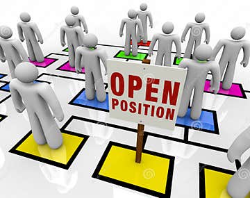 Open Position in Organizational Chart Stock Illustration - Illustration ...