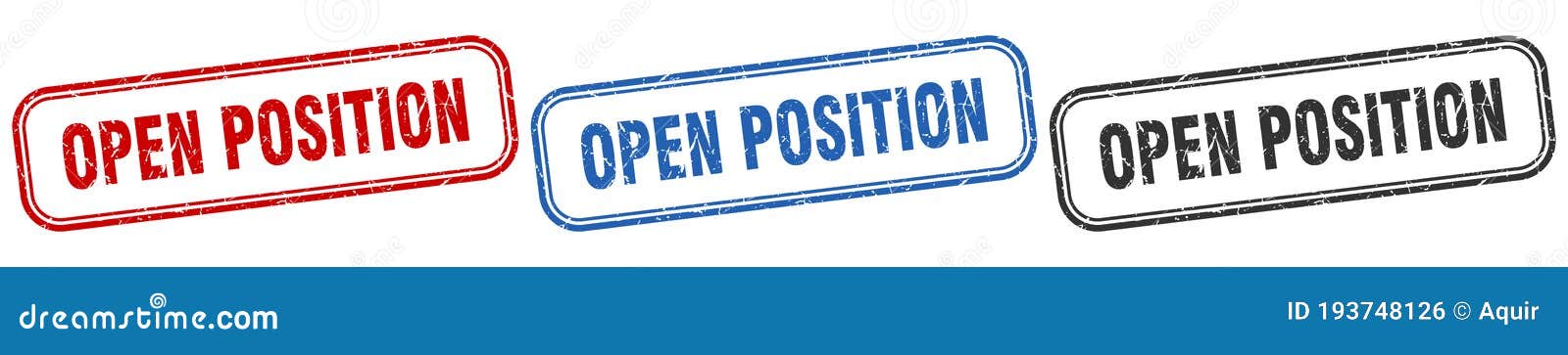 Open Position Square Isolated Sign Set. Open Position Stamp Stock ...