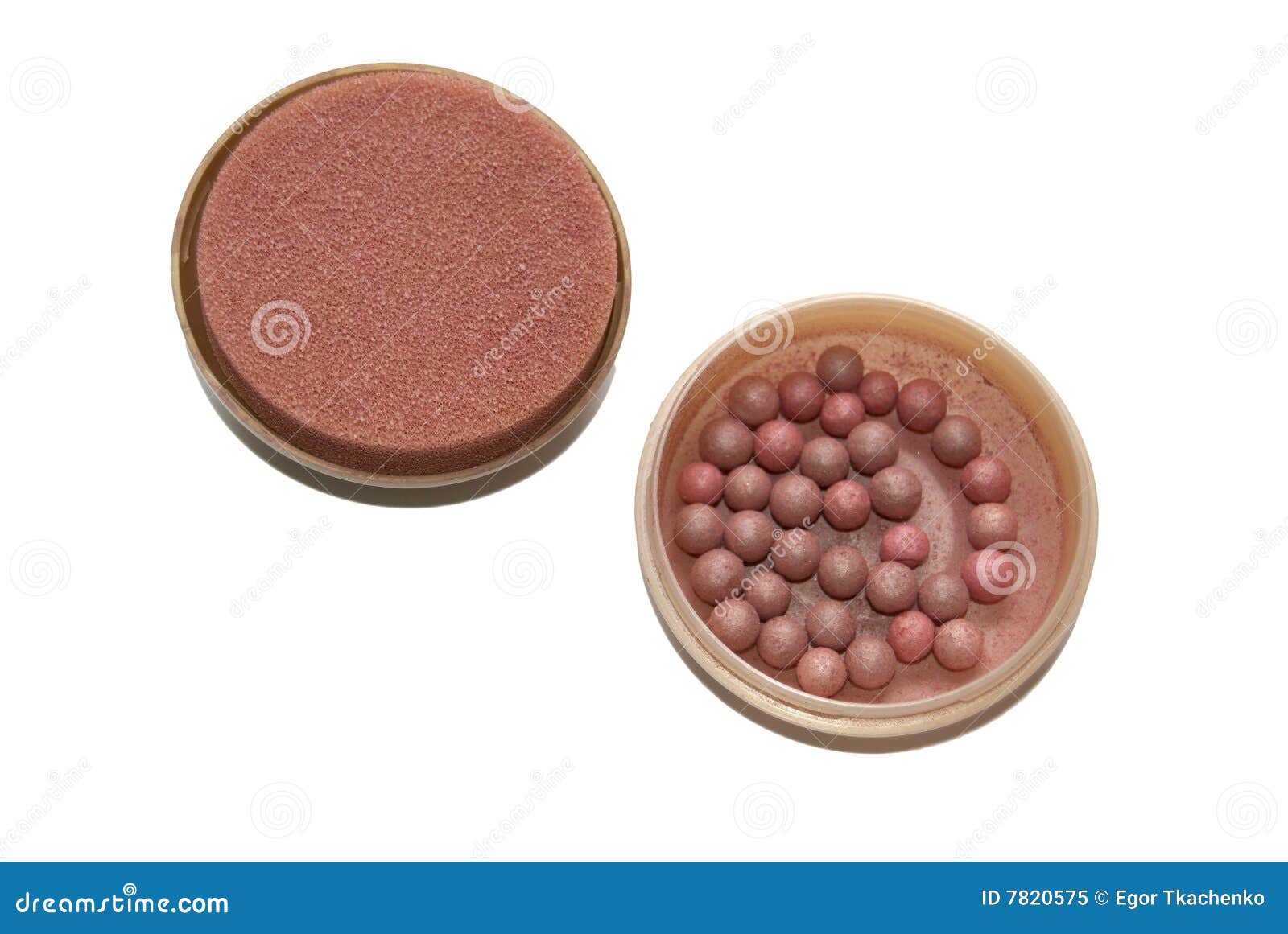 The Open Powder Box With Ball Powder. Picture Image: 7820575