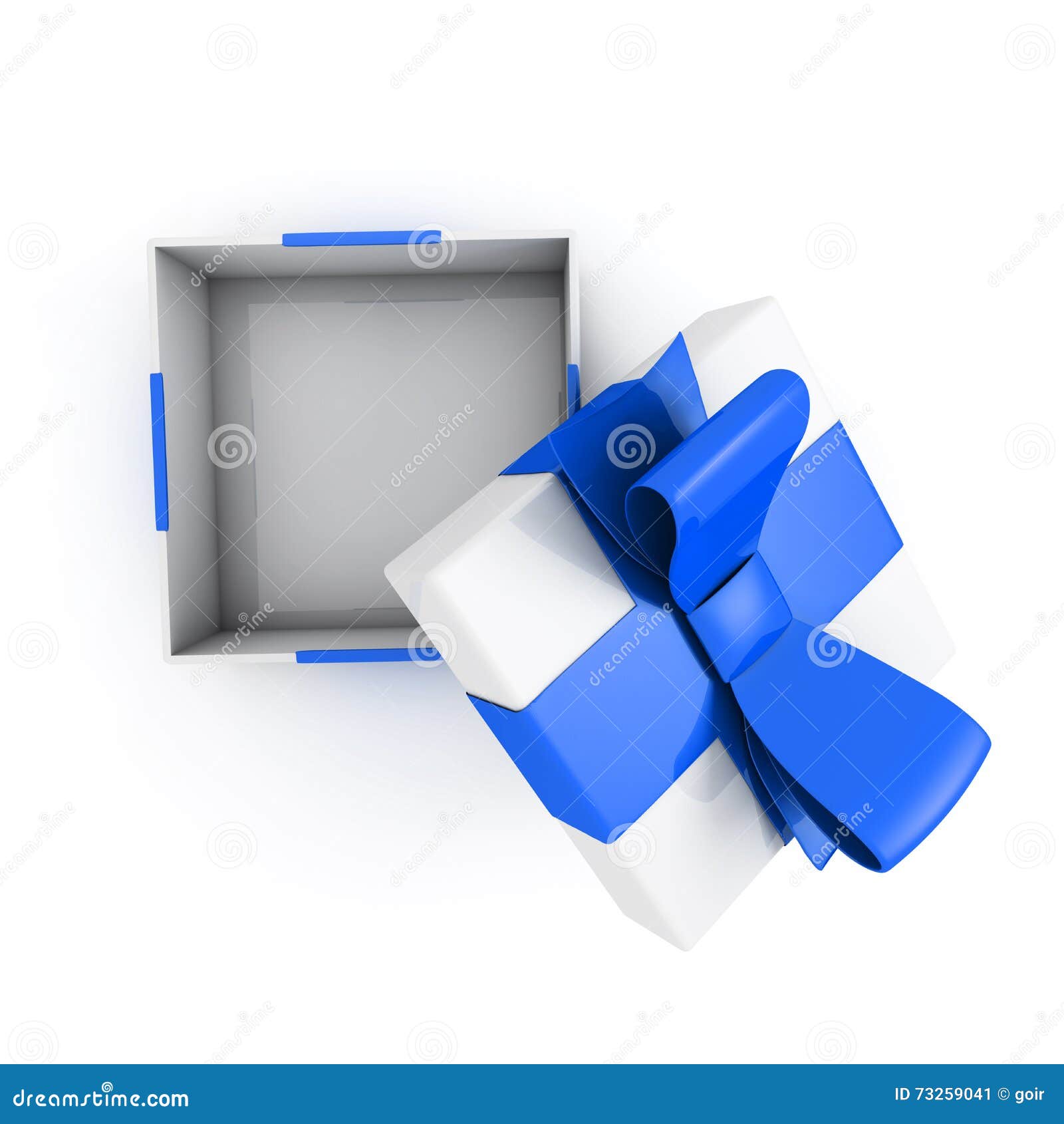 Open present box stock illustration. Illustration of card - 73259041