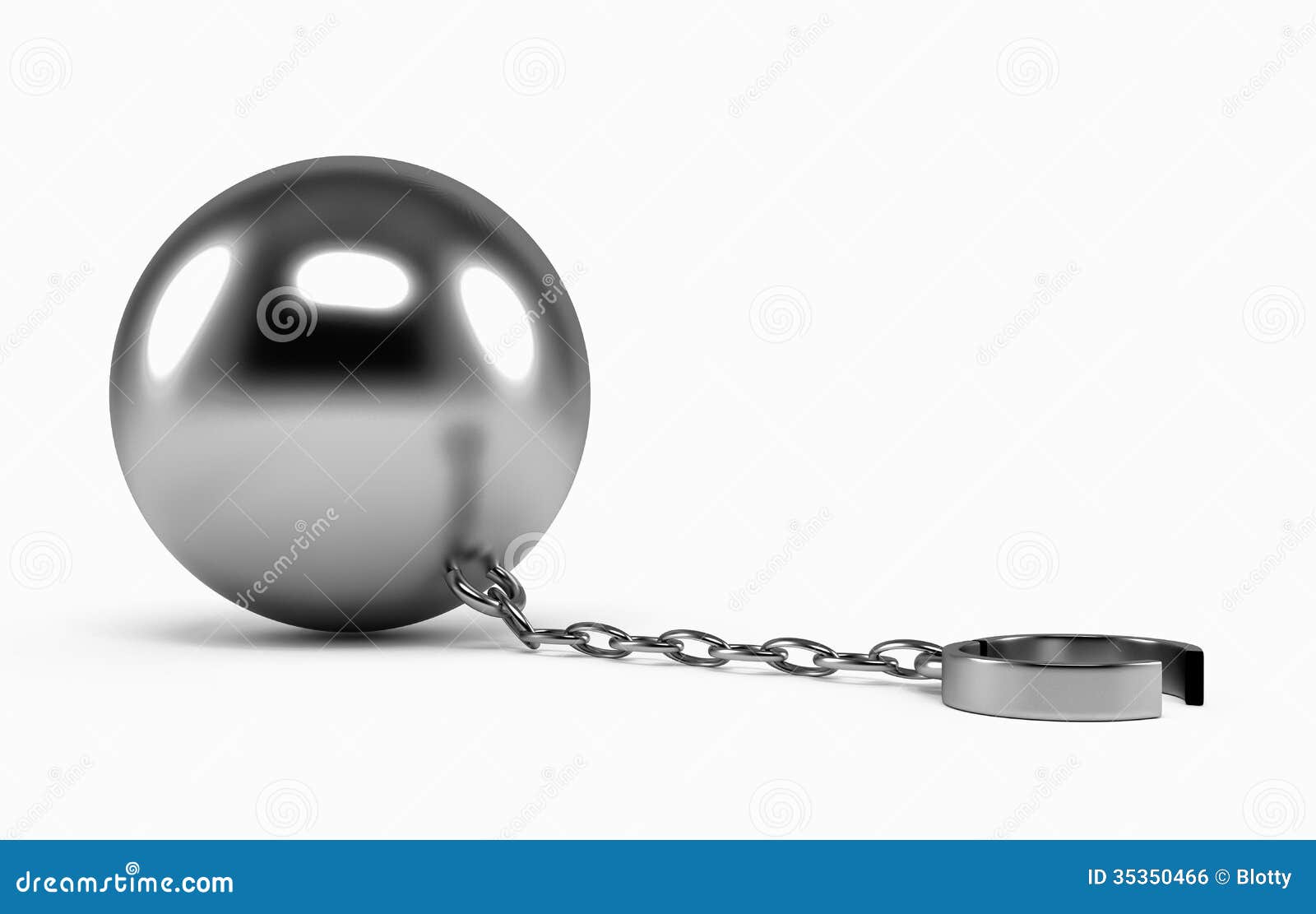 Prisoner Shackle And Chains Cartoon Vector | CartoonDealer.com #1622081
