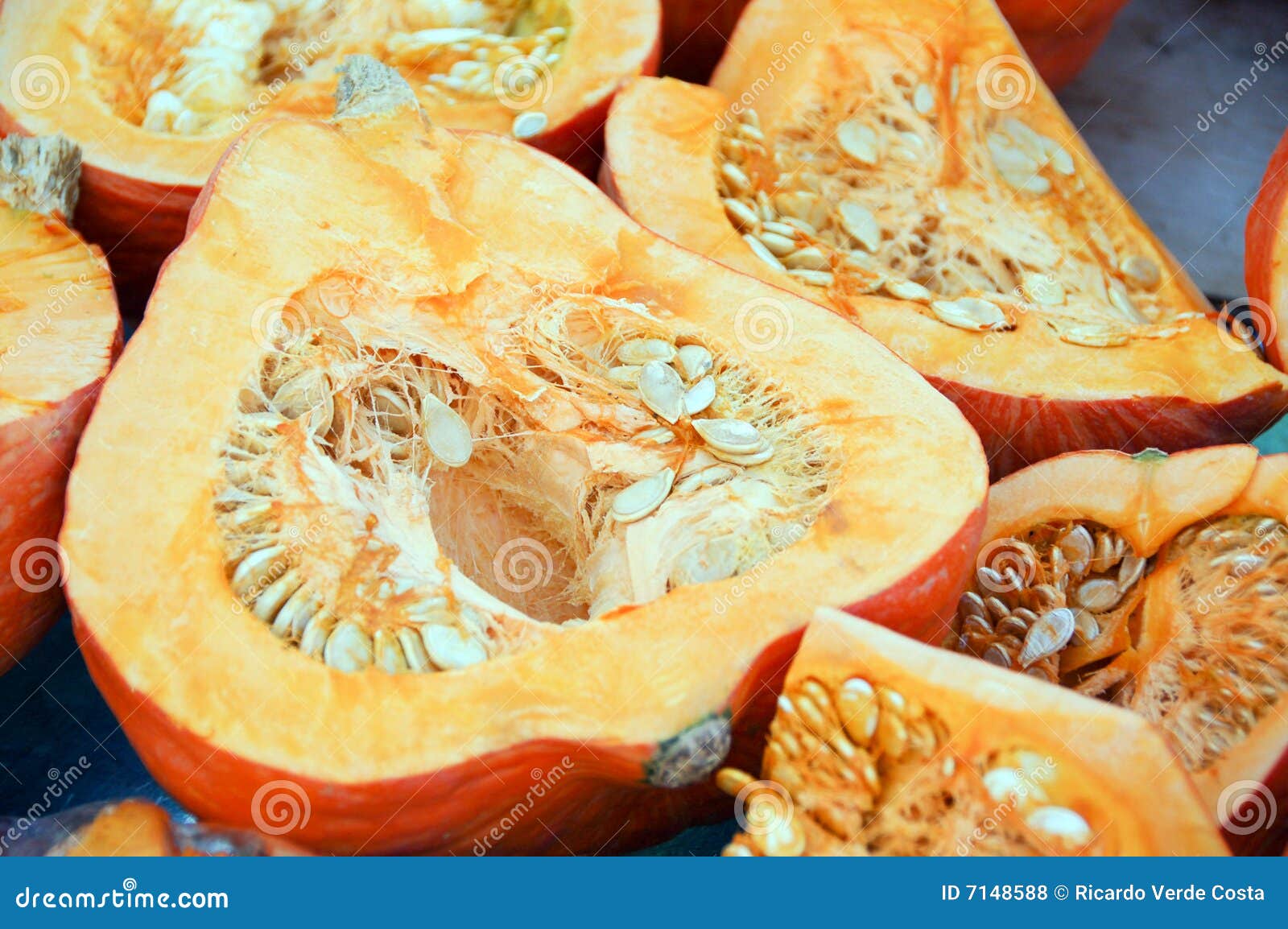 Open pumpkin stock photo. Image of white, harvest, halloween - 7148588
