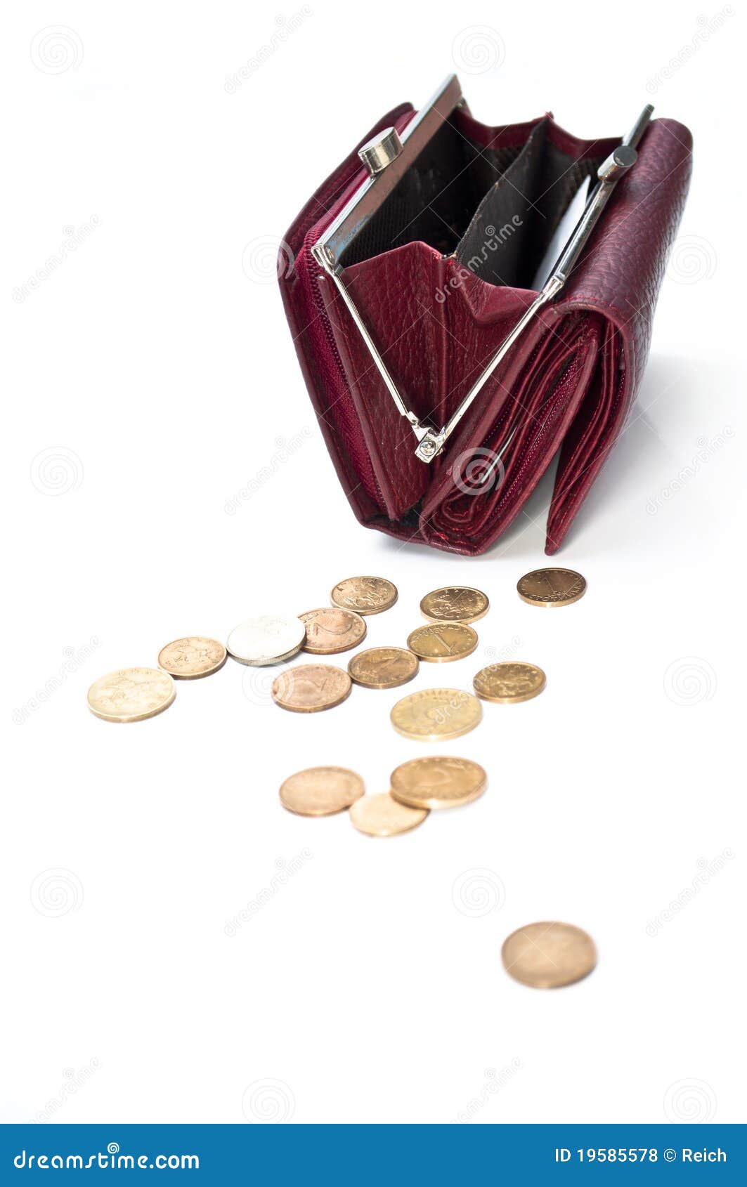 Open purse stock photo. Image of economy, purse, profit - 19585578