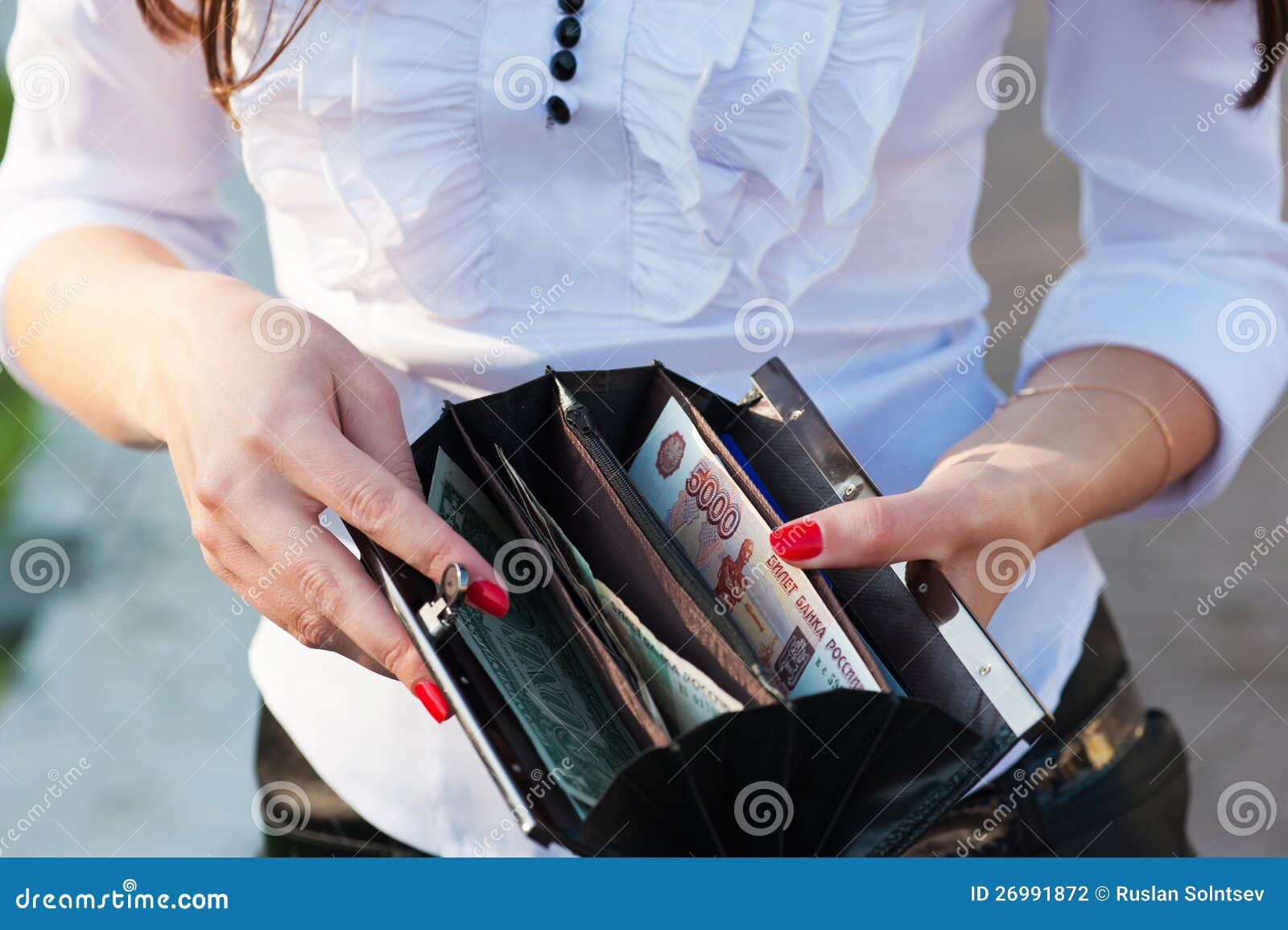 Open Purse With Gold Coins Royalty-Free Stock Photography ...