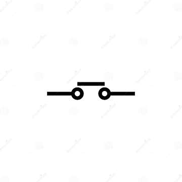 Open Push Switch Symbol. Open Push Switch Circuit Symbol, Open Push ...