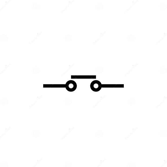 Open Push Switch Symbol. Open Push Switch Circuit Symbol, Open Push ...