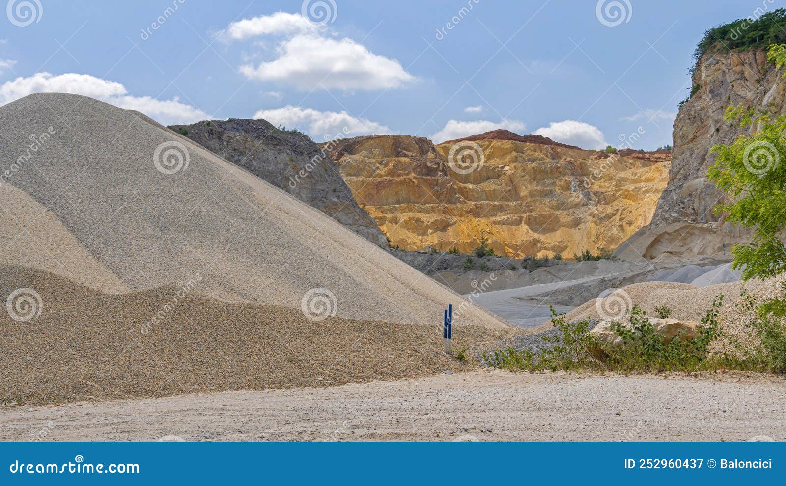 Open Quarry Mine stock image. Image of location, rocky - 252960437