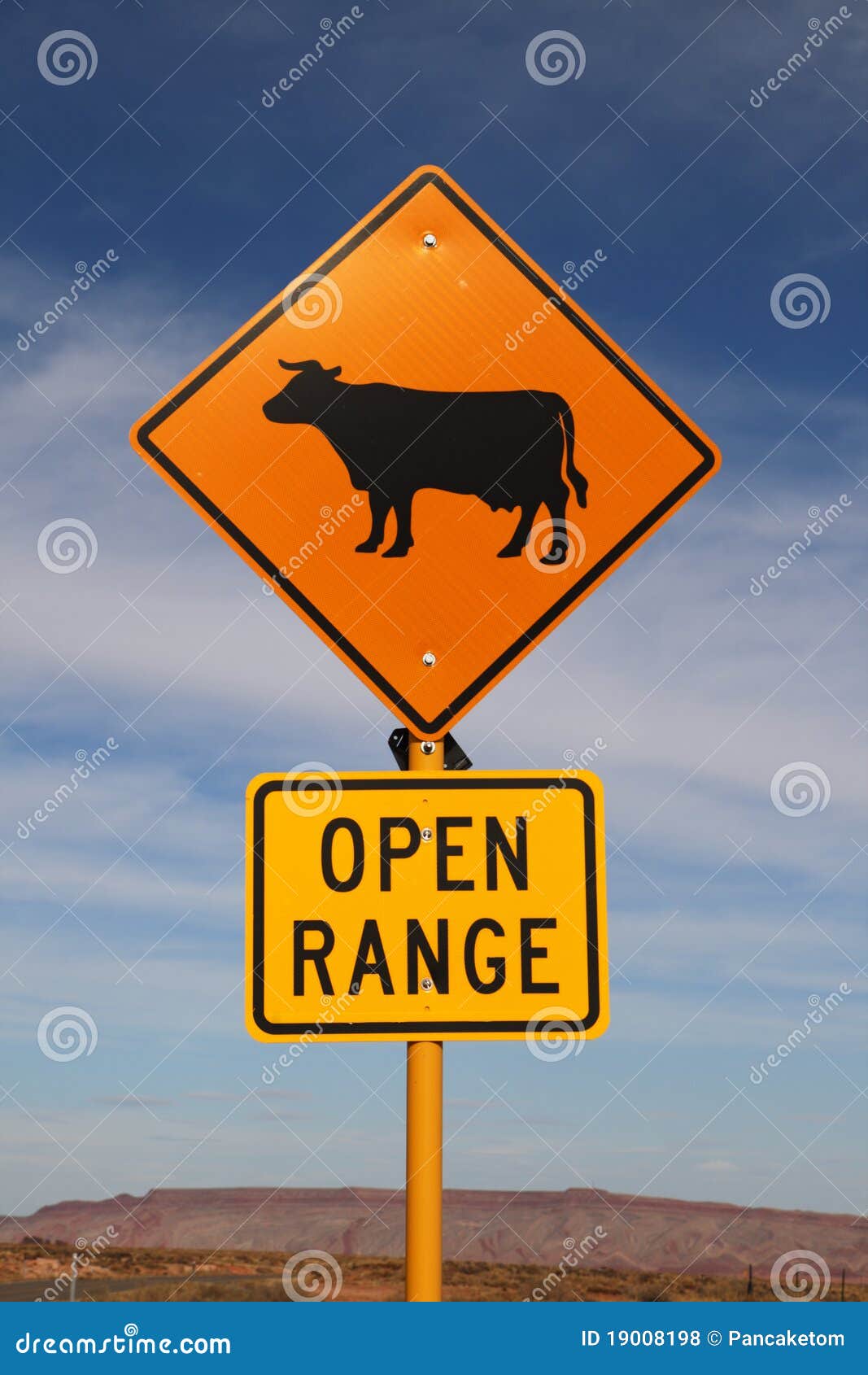 Open Range Sign Stock Photography | CartoonDealer.com #18440990