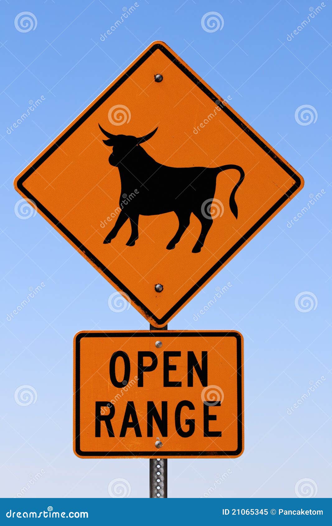 Open range sign stock image. Image of open, yellow, warning - 21065345