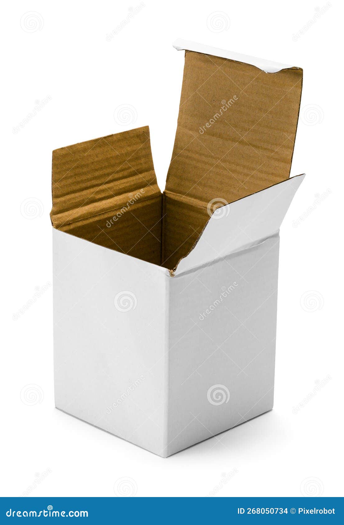 Open Rectangle Box stock photo. Image of blank, open - 268050734