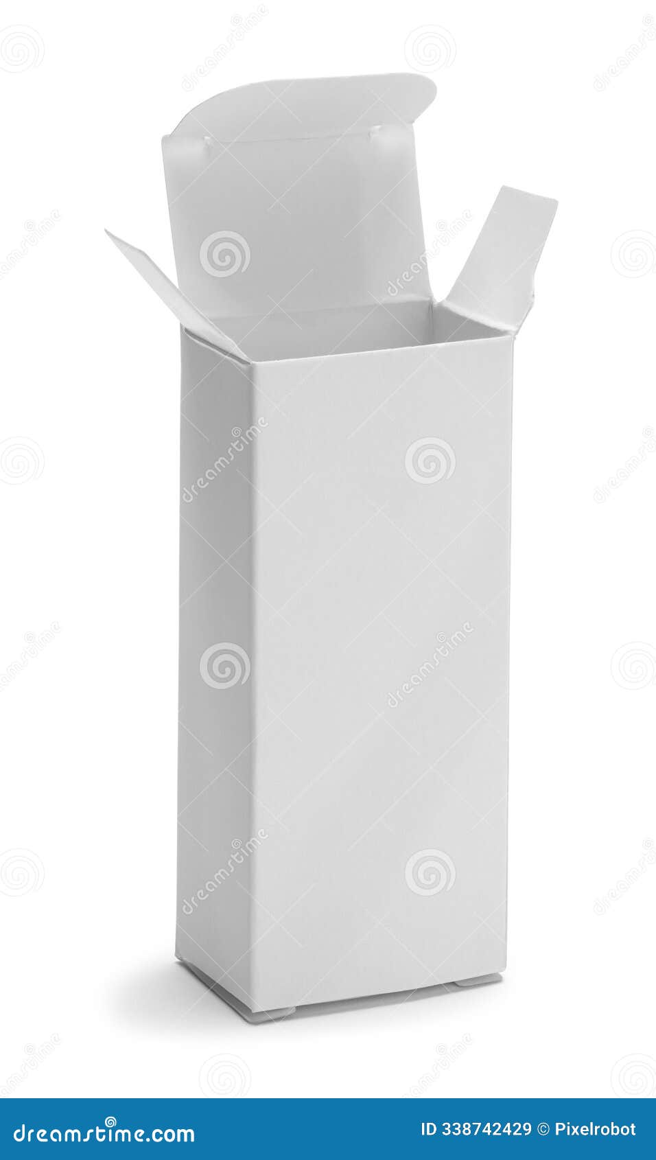 Open Rectangle Box stock image. Image of cardboard, small - 338742429