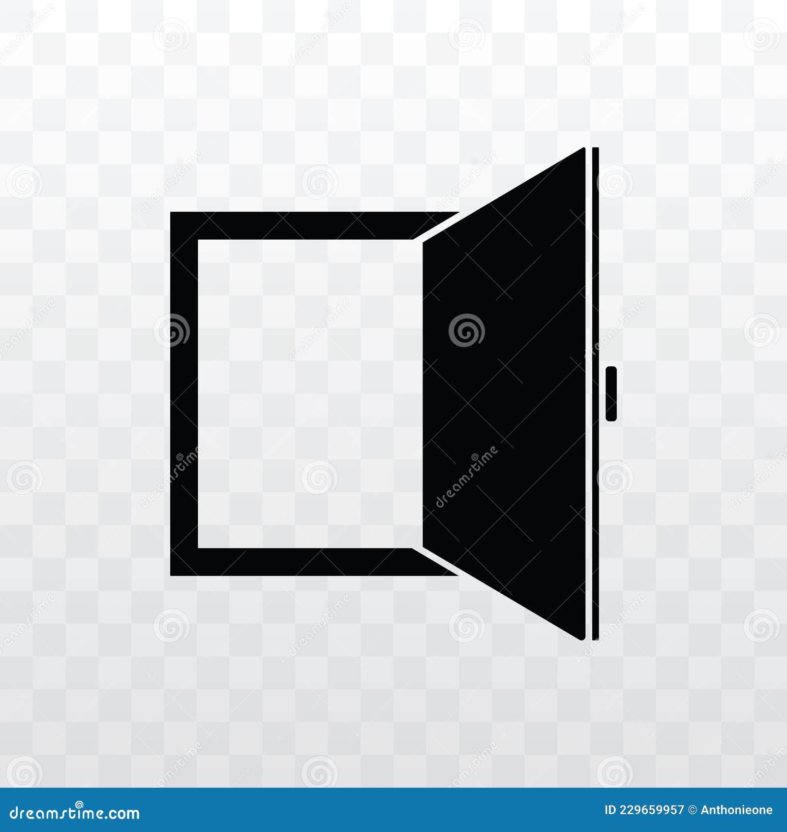 Open Rectangle Window Icon Vector Illustration Stock Vector ...