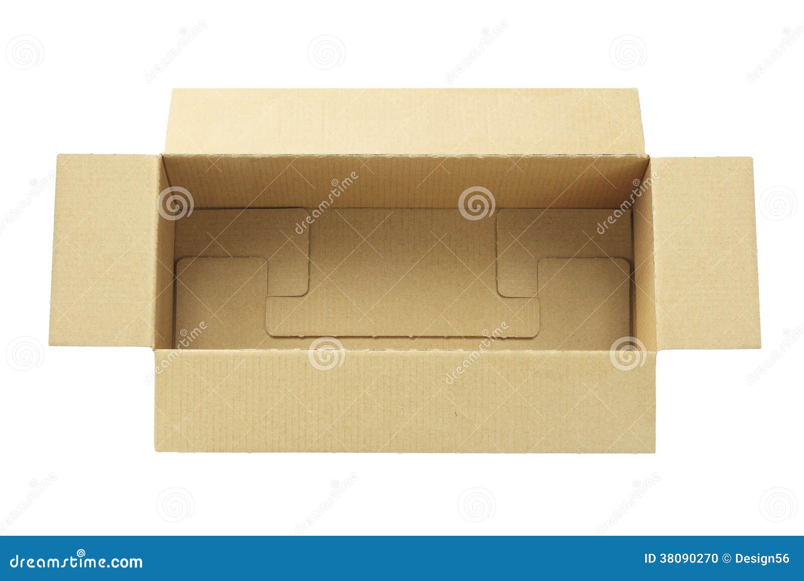 Open Rectangular Box stock photo. Image of parcel, packaging - 38090270