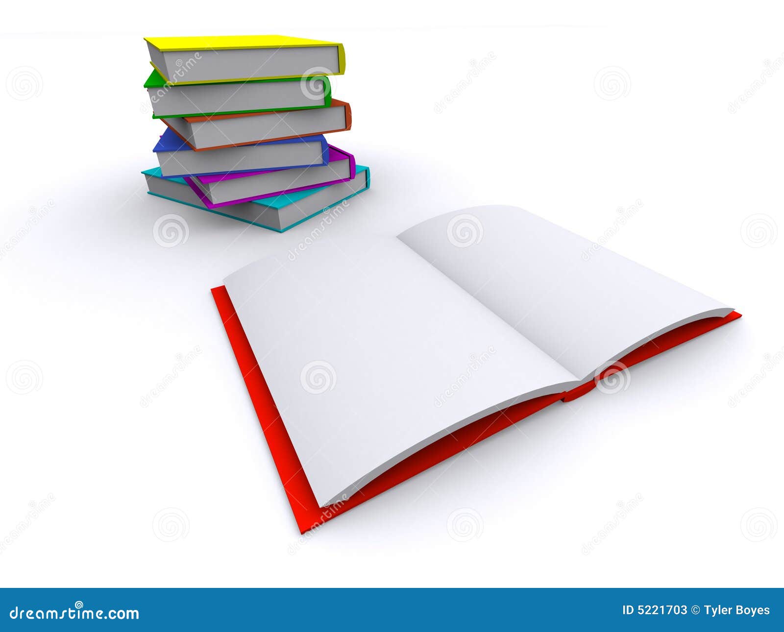 Open Red Book Stock Photos - Image: 5221703