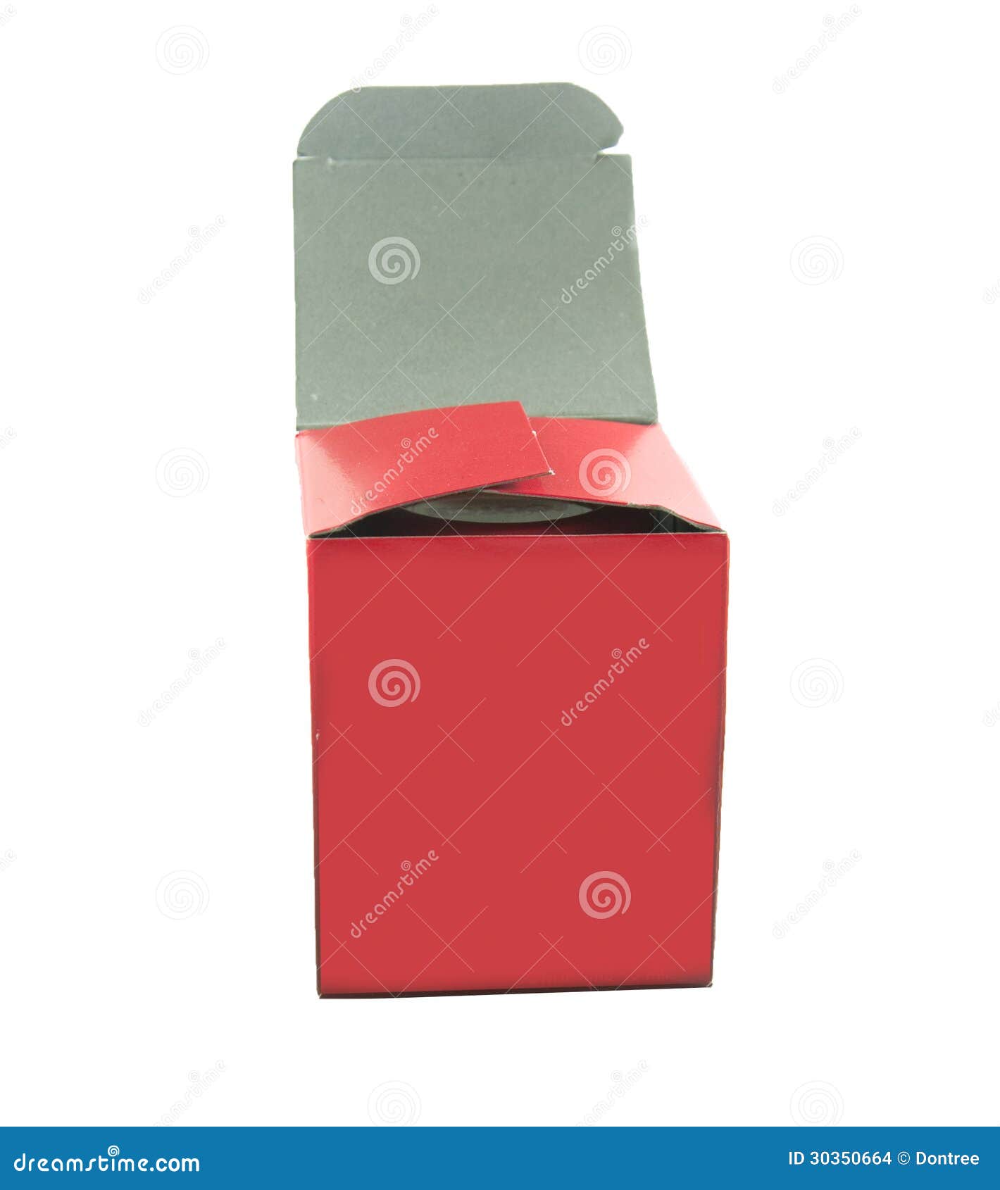 Open red box stock photo. Image of paper, christmas, decor - 30350664