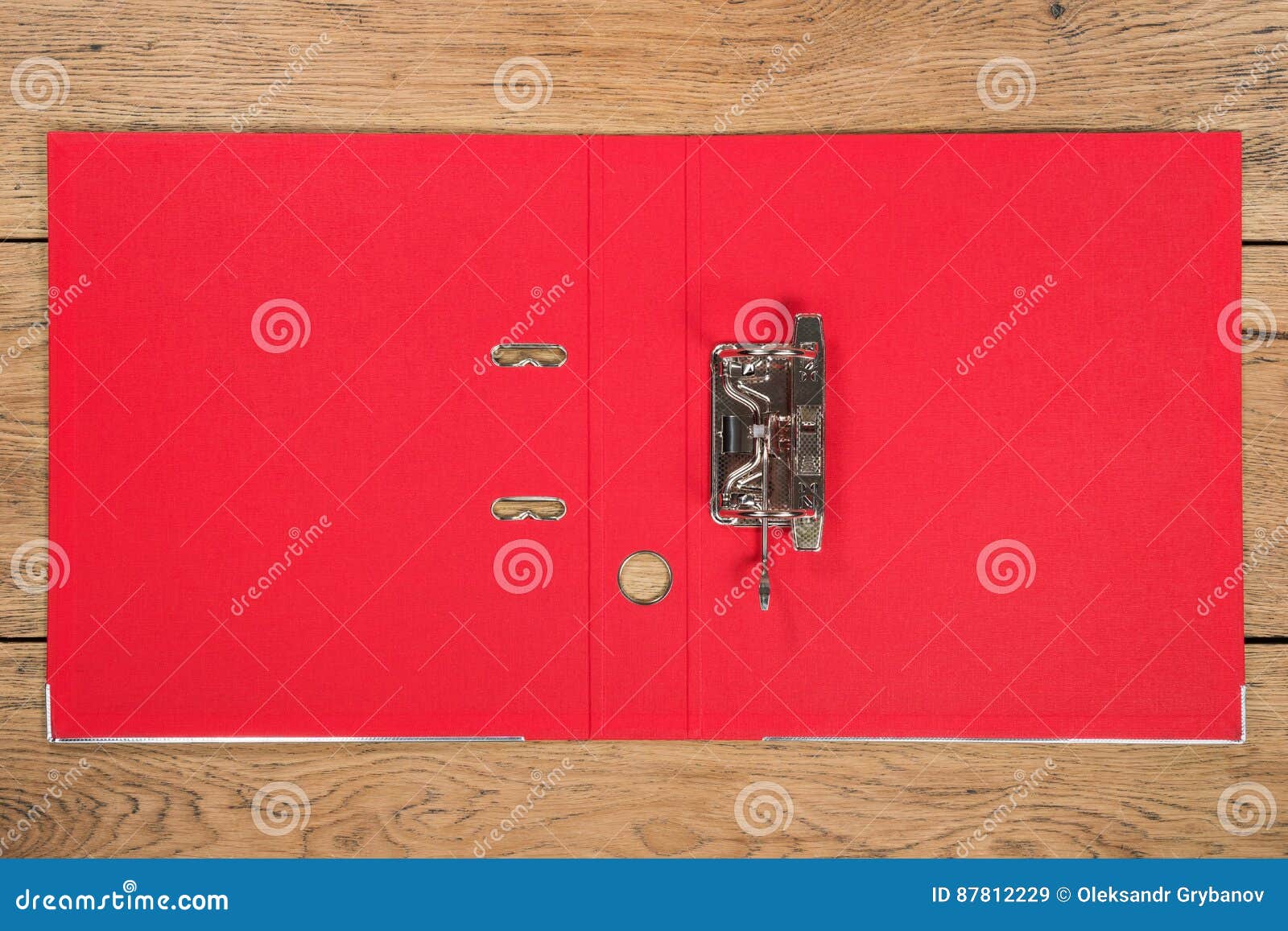 Open red a clerical folder stock image. Image of education - 87812229