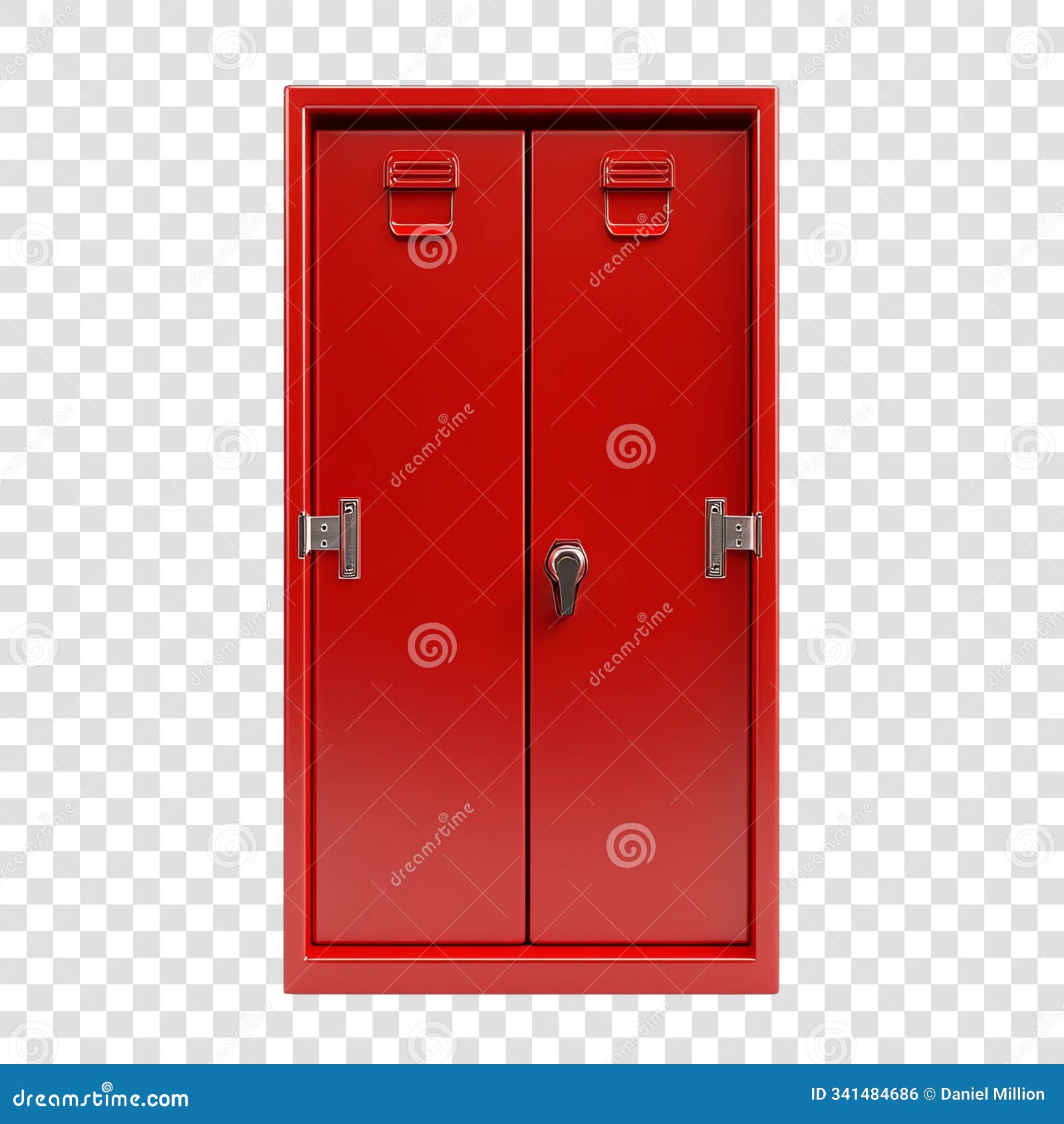 Open Red Locker stock illustration. Illustration of financial - 341484686