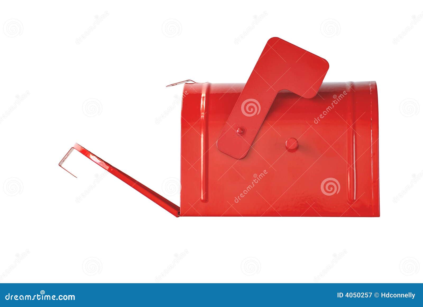 Open red mailbox stock image. Image of metal, mail, postbox - 4050257