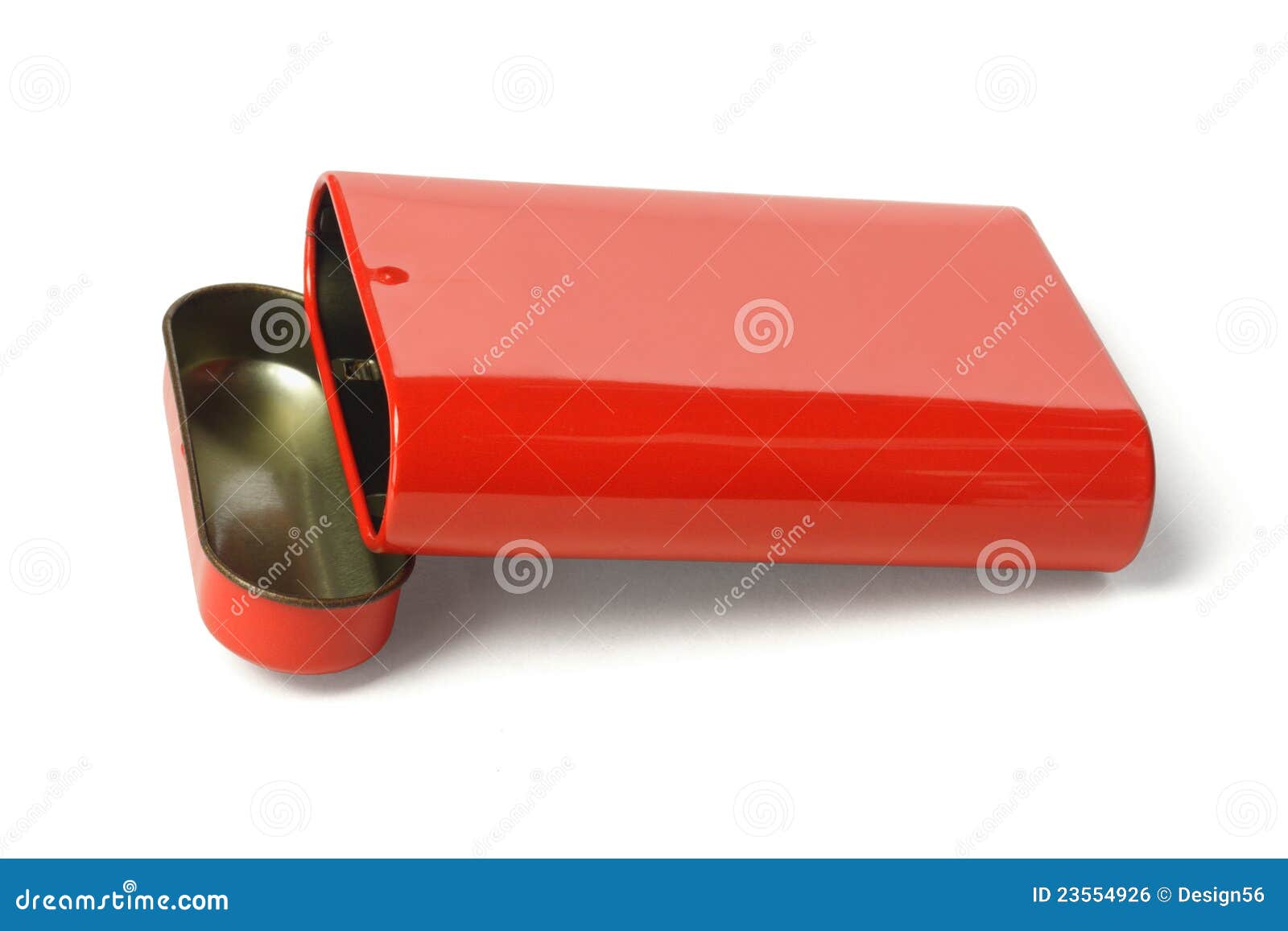 Open Red Metal Box stock photo. Image of texture, rectangular - 23554926