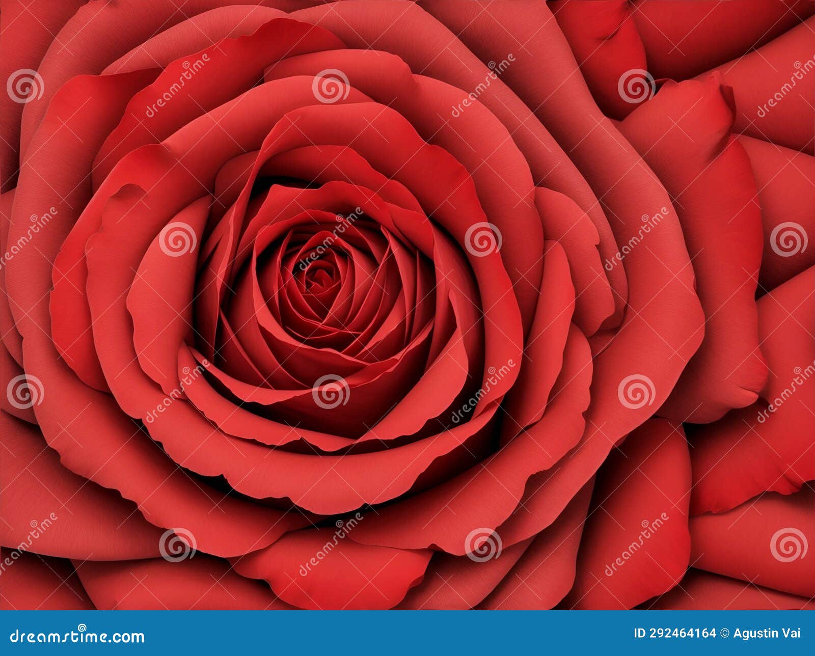 Open Red Rose in a Close Up View Stock Photo - Image of beautiful ...